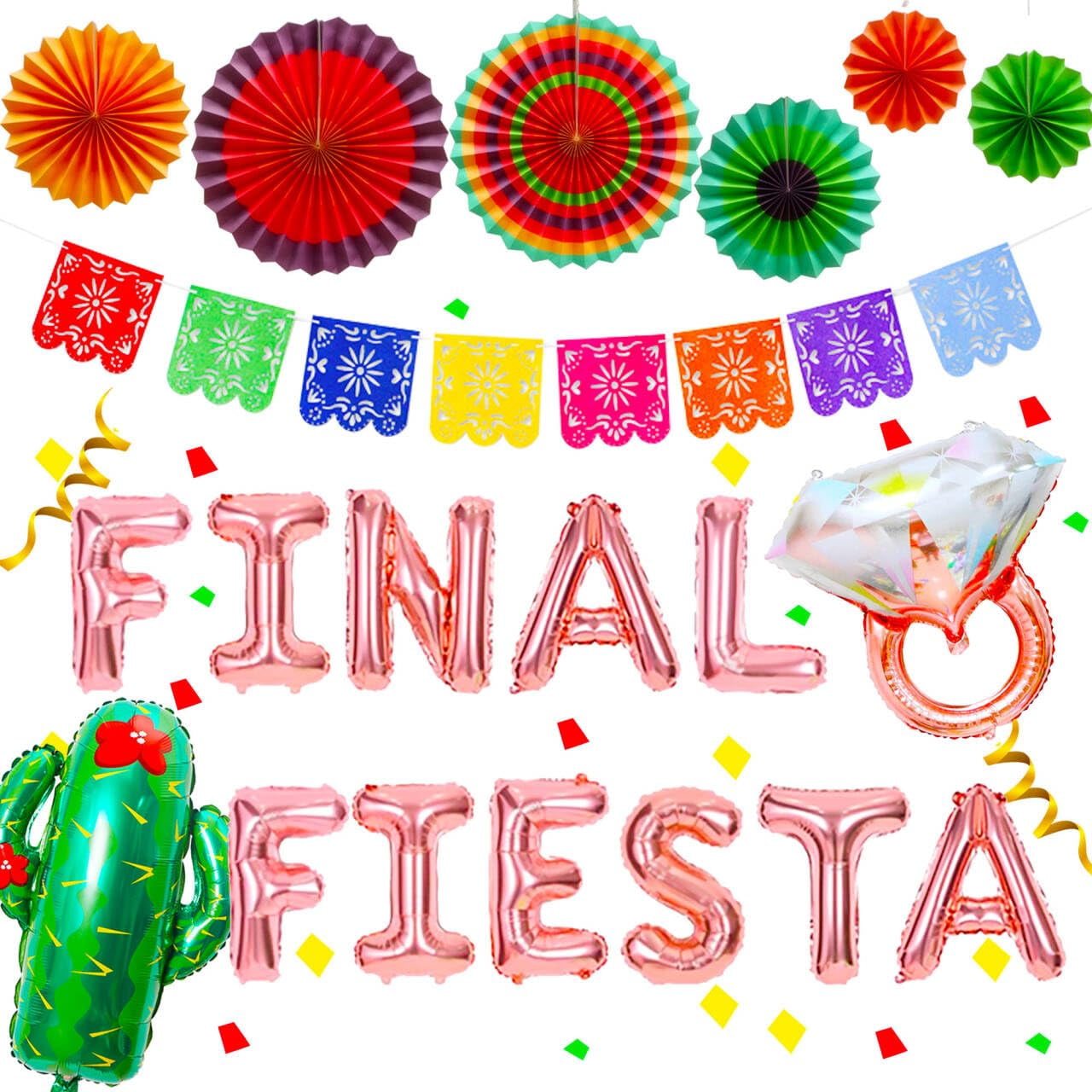 JeVenis Luxury Final Fiesta Bachelorette Party Decoration Final Fiesta ...