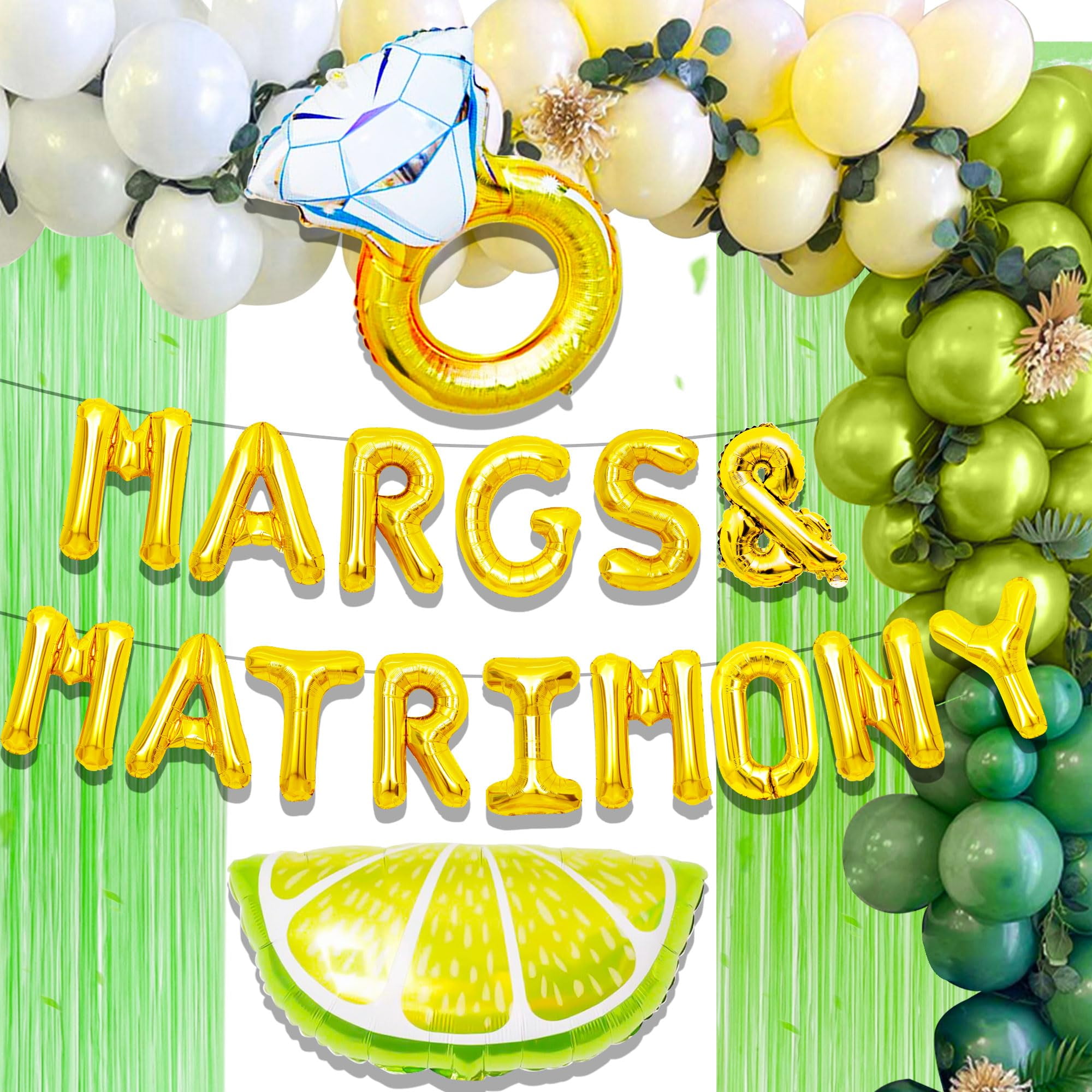 JeVenis Luxury Margs And Matrimony Bachelorette Balloons Margs And ...