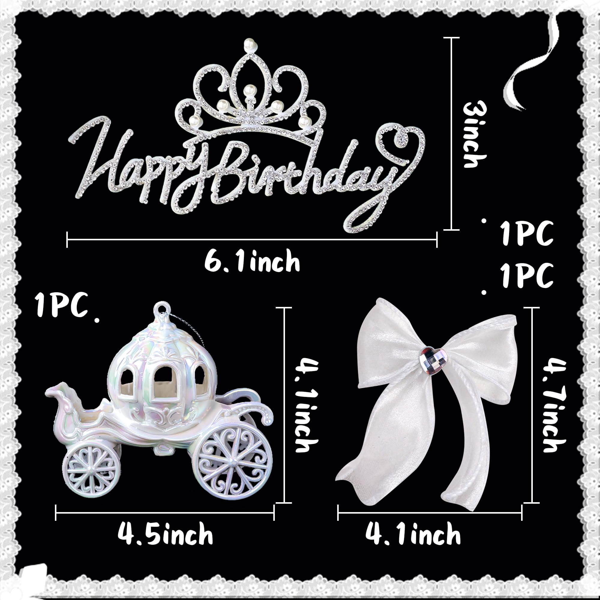 JeVenis Luxury Princess AJH3 Castle Cake Topper Carriage Wagon Cake ...