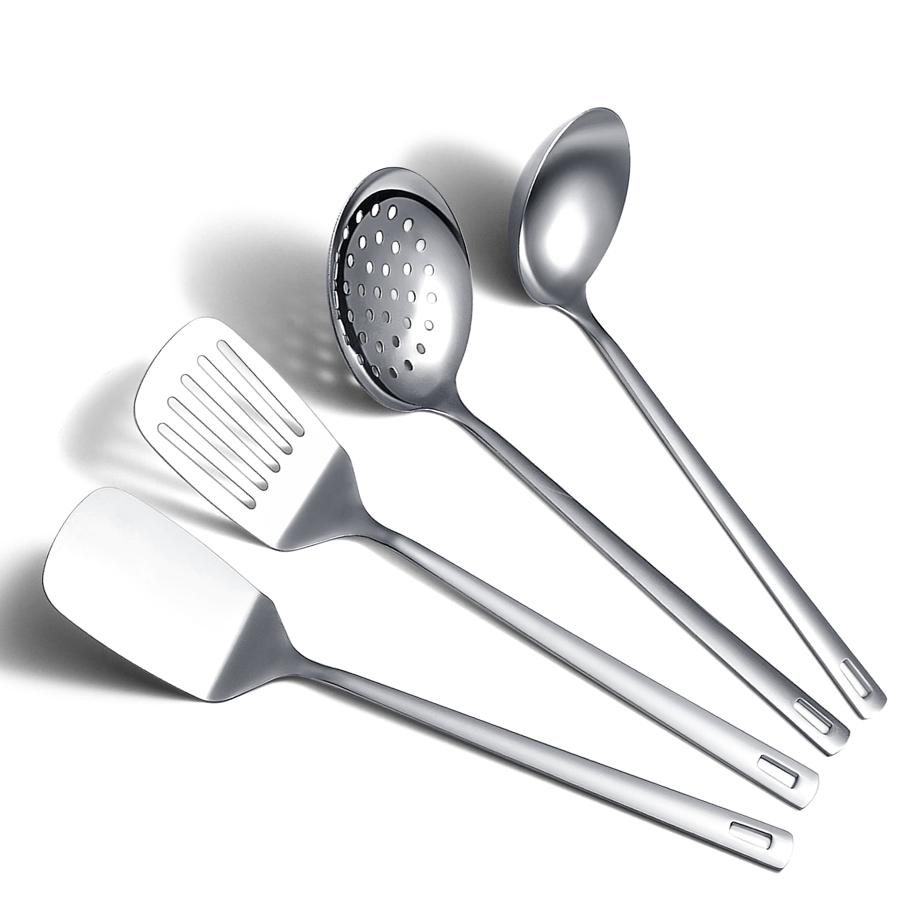 Jeaker Stainless Steel Kitchen Utensils Set 4 Pieces, Cooking Utensil ...