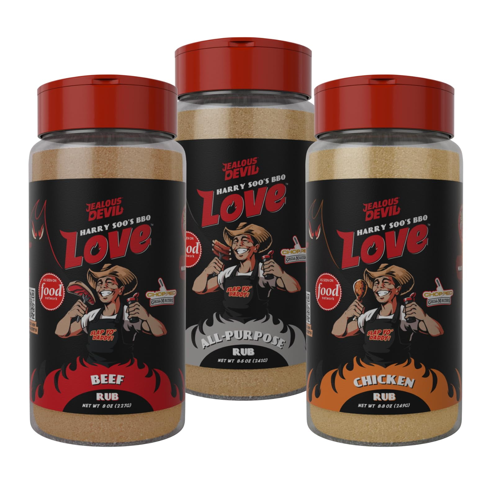 Jealous Devil Harry Soo's MSF2 BBQ Love Rubs - Chicken, Beef, & All ...