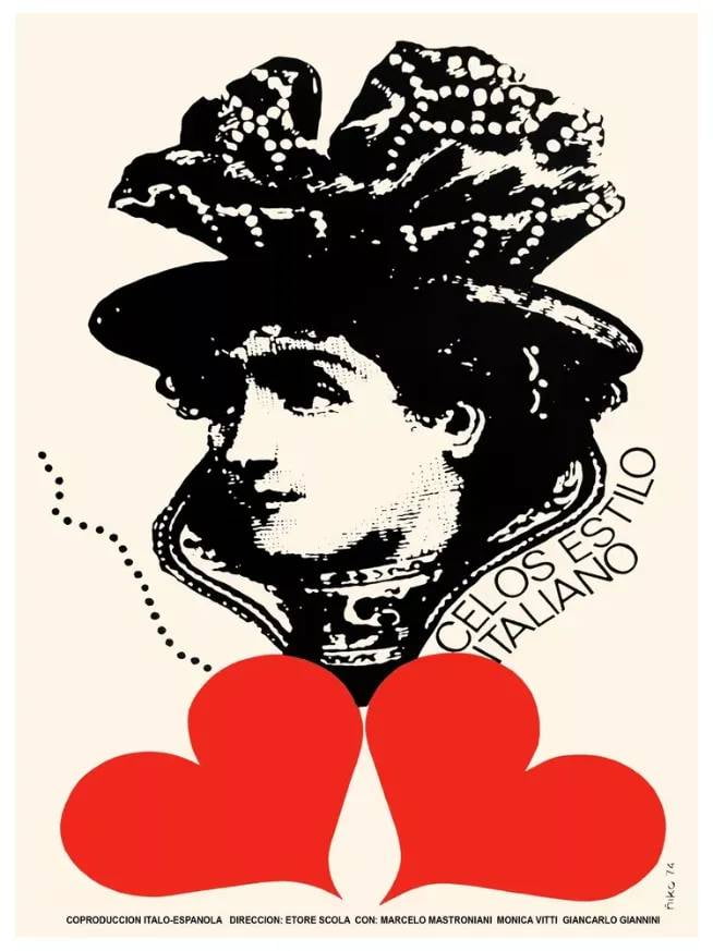 Jealousy Italian style movie Decoration Poster.Graphic Art Interior ...