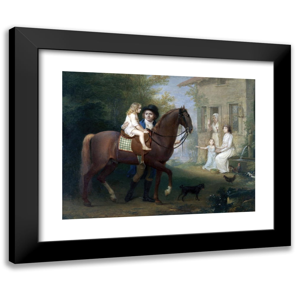 Jean-Antoine Laurent 24x19 Black Modern Framed Museum Art Print Titled ...