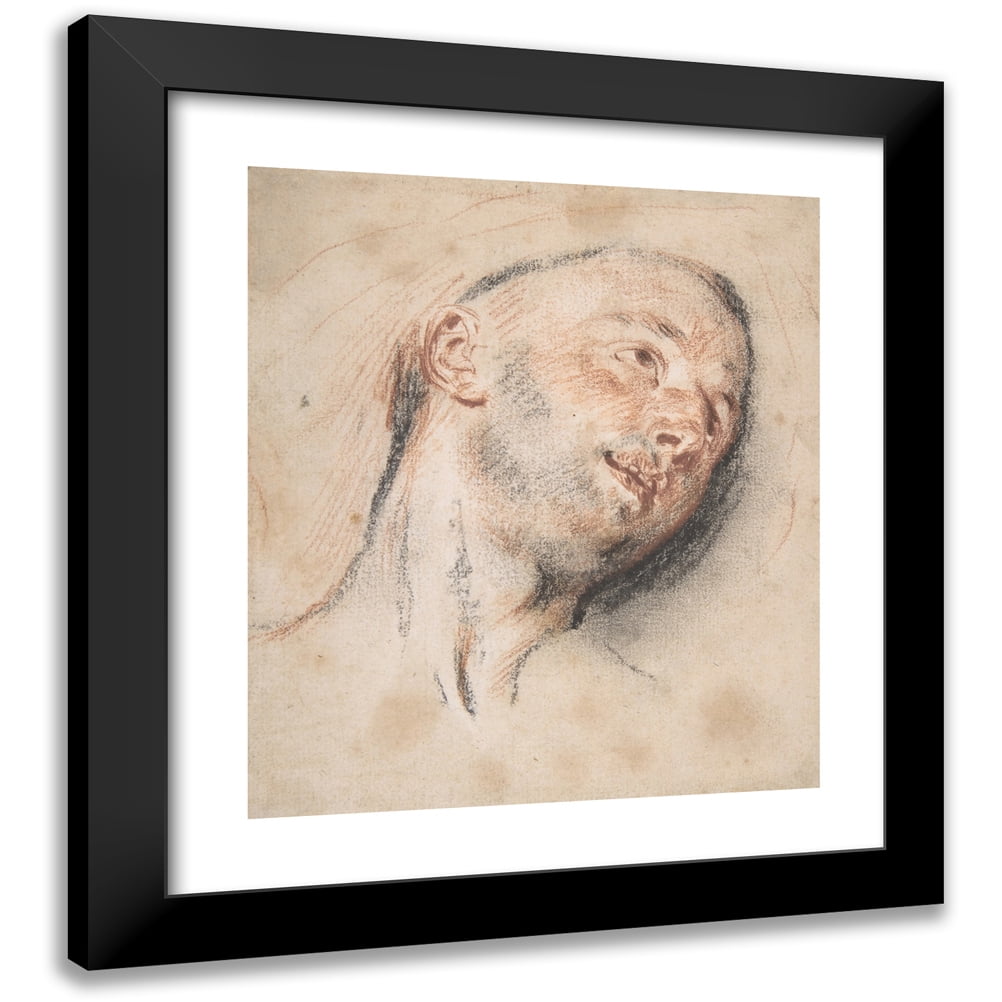 Jean-Antoine Watteau 12x14 Black Modern Framed Museum Art Print Titled ...