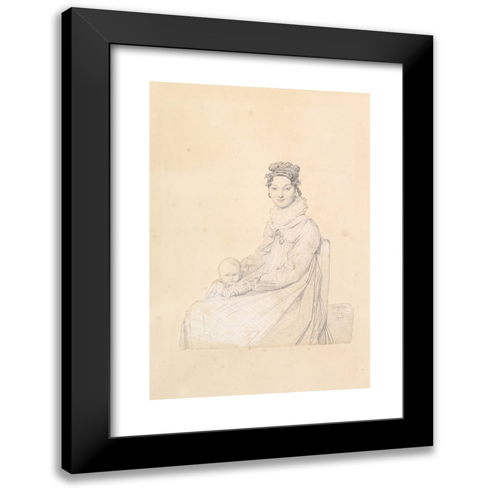 Jean Auguste Dominique Ingres 11x14 Black Modern Framed Museum Art ...