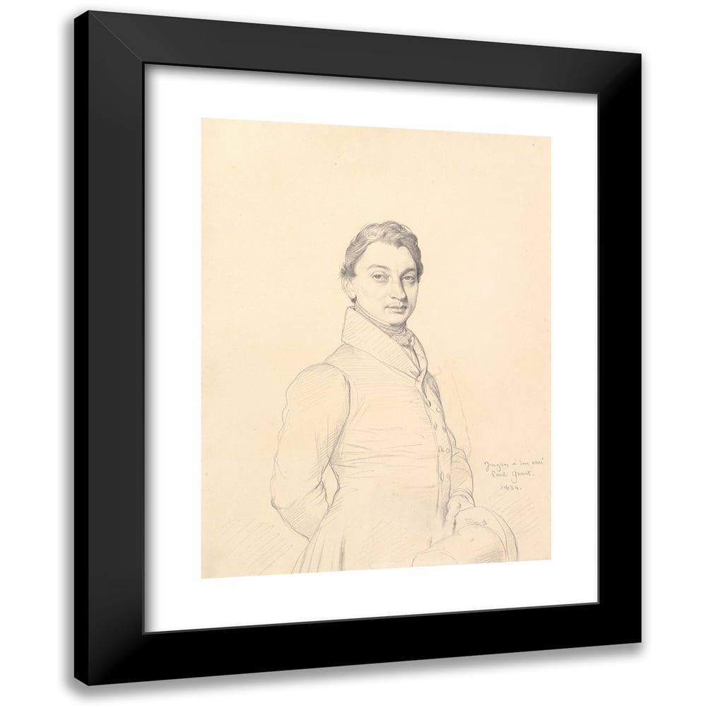 Jean Auguste Dominique Ingres 11x14 Black Modern Framed Museum Art ...