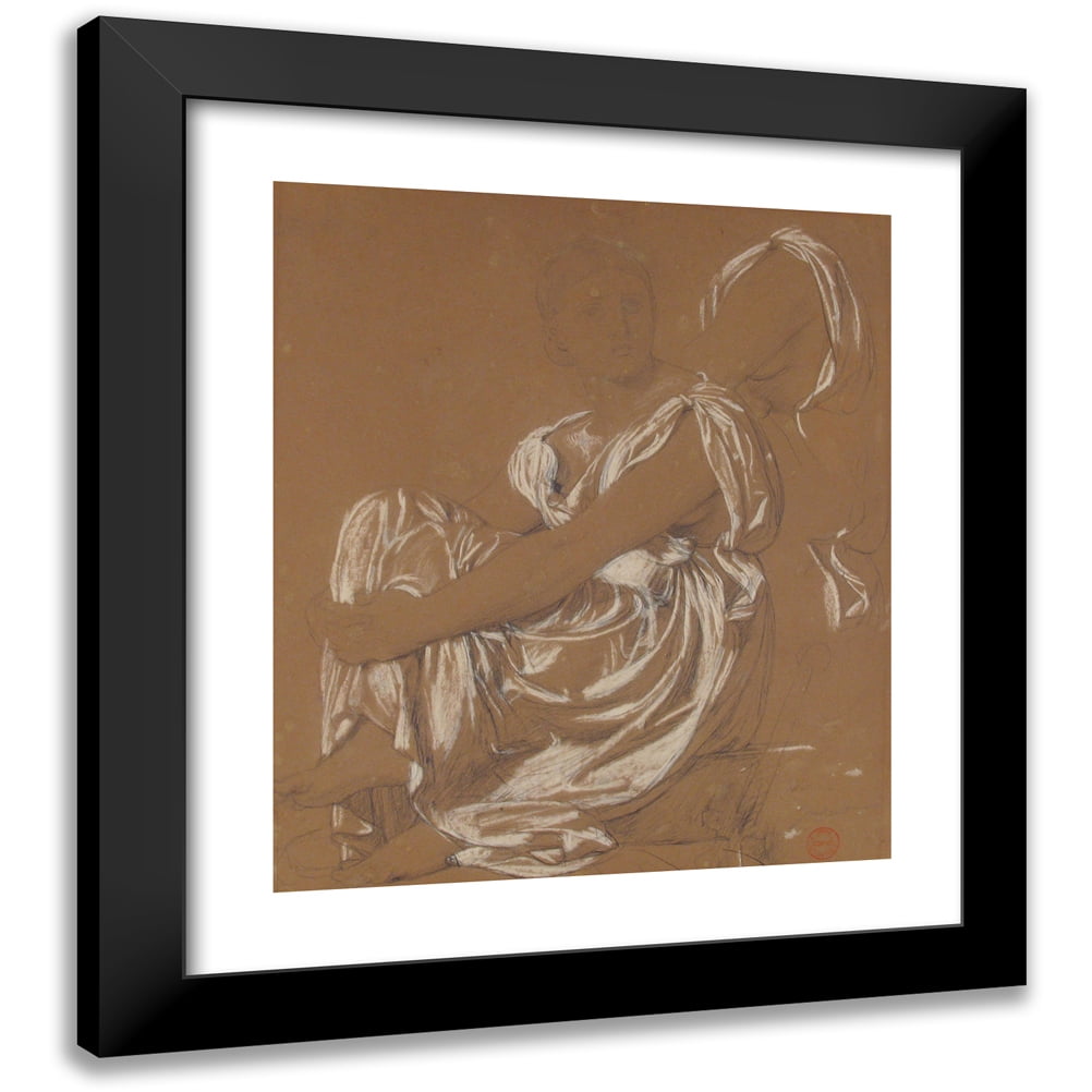 Jean Auguste Dominique Ingres 12x14 Black Modern Framed Museum Art ...