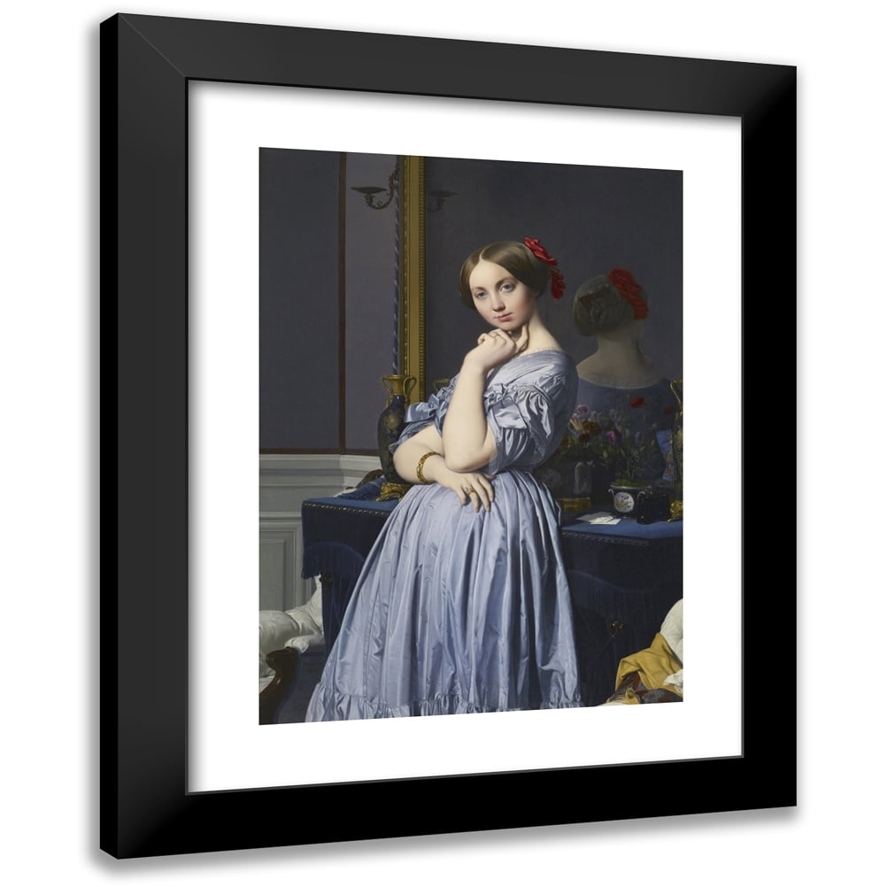 Jean Auguste Dominique Ingres 14x18 Black Modern Framed Museum Art ...