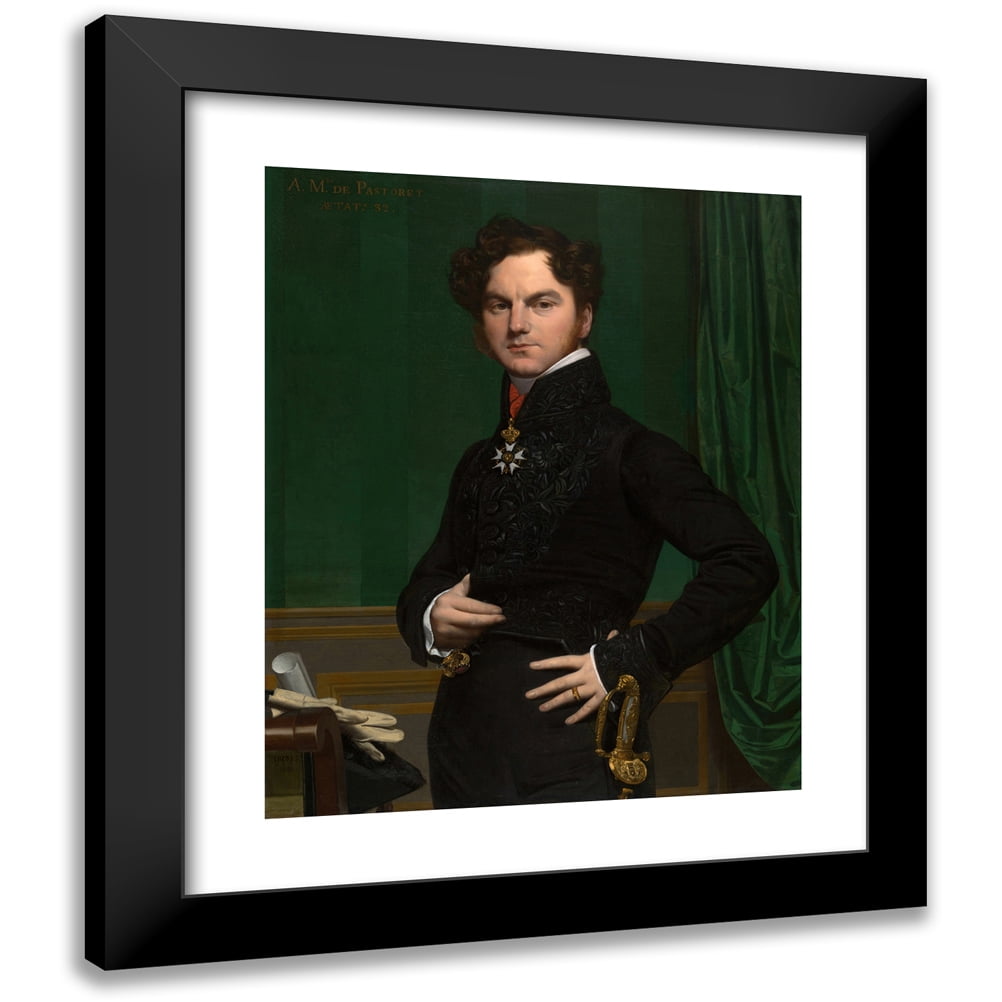 Jean Auguste Dominique Ingres 15x18 Black Modern Framed Museum Art ...