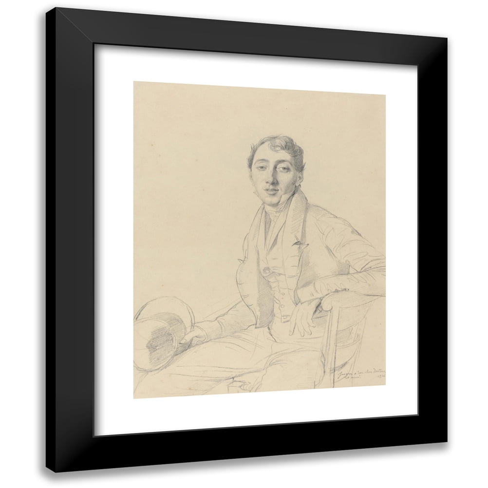 Jean Auguste Dominique Ingres 15x18 Black Modern Framed Museum Art ...