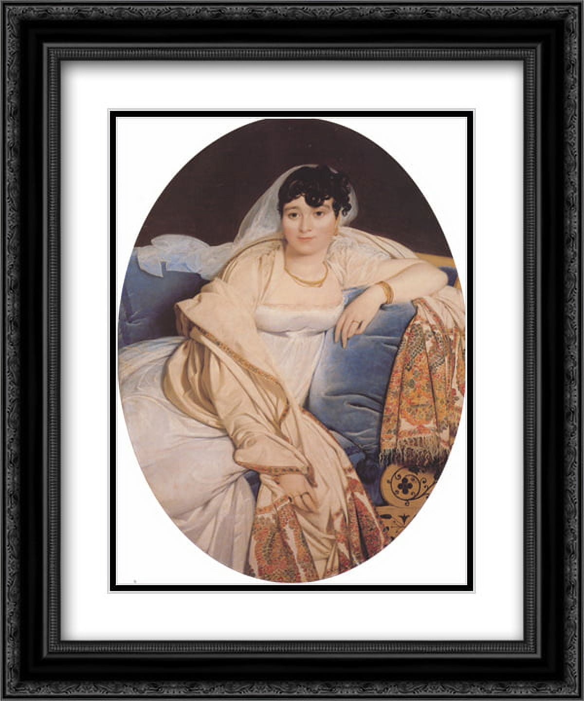 Jean Auguste Dominique Ingres 2x Matted 20x24 Black Ornate Framed Art ...