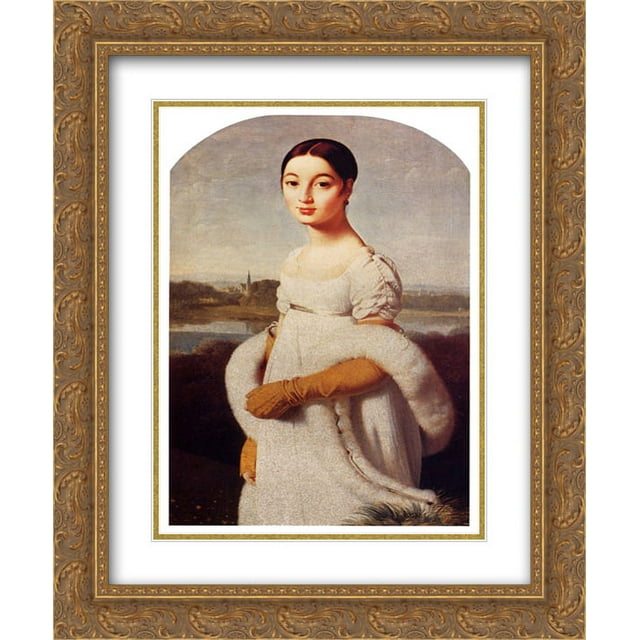 Jean Auguste Dominique Ingres 2x Matted 20x24 Gold Ornate Framed Art ...
