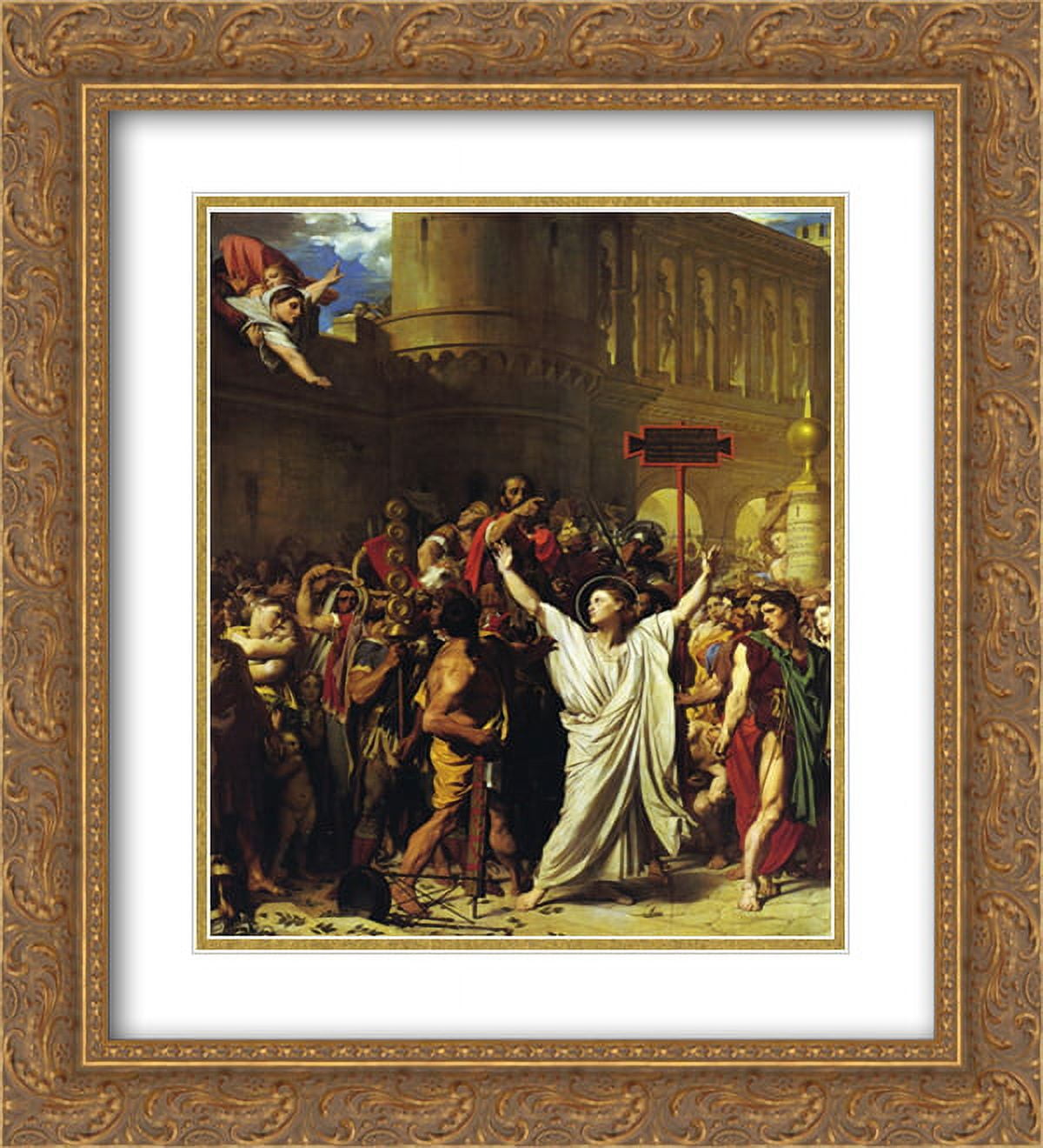 Jean Auguste Dominique Ingres 2x Matted 20x24 Gold Ornate Framed Art ...