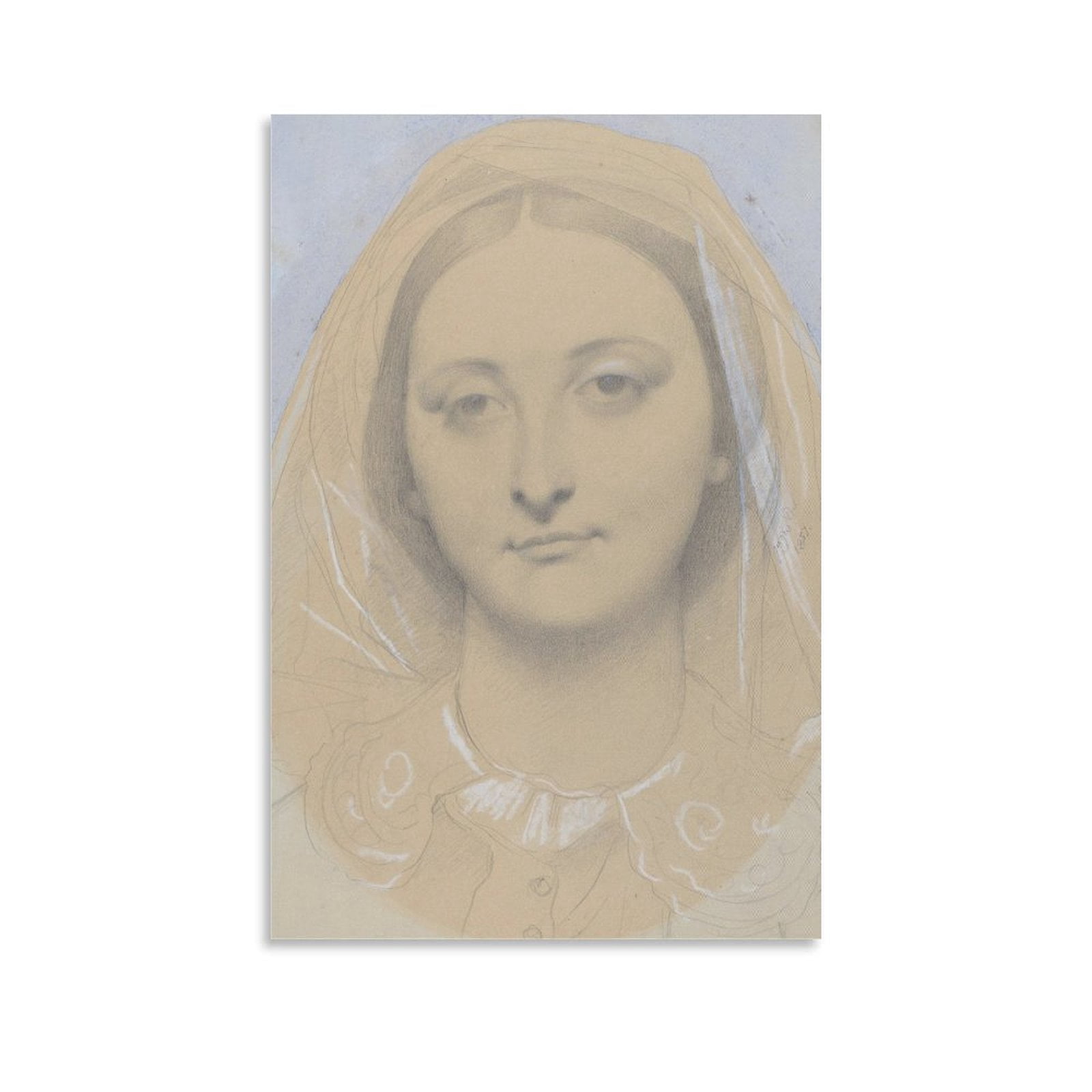 Jean Auguste Dominique Ingres Print Painting (23) Artworks Canvas ...