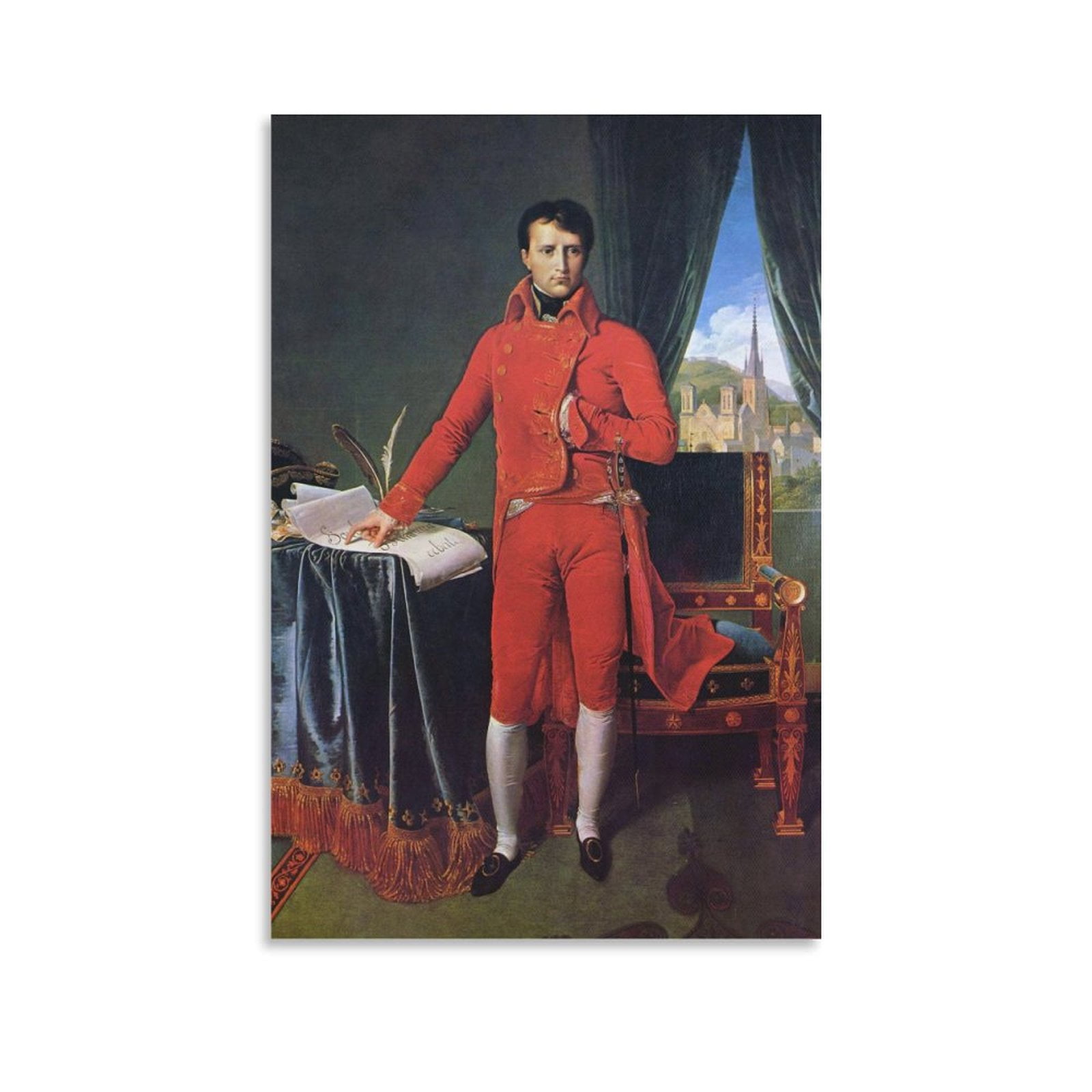 Jean Auguste Dominique Ingres Print Painting (30) Artworks Canvas ...