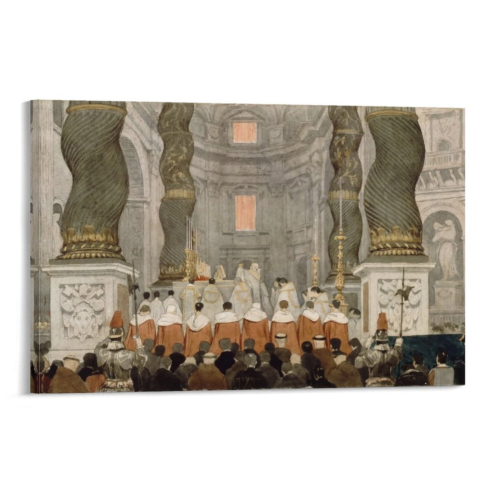 Jean Auguste Dominique Ingres Print Painting (37) Artworks Canvas ...