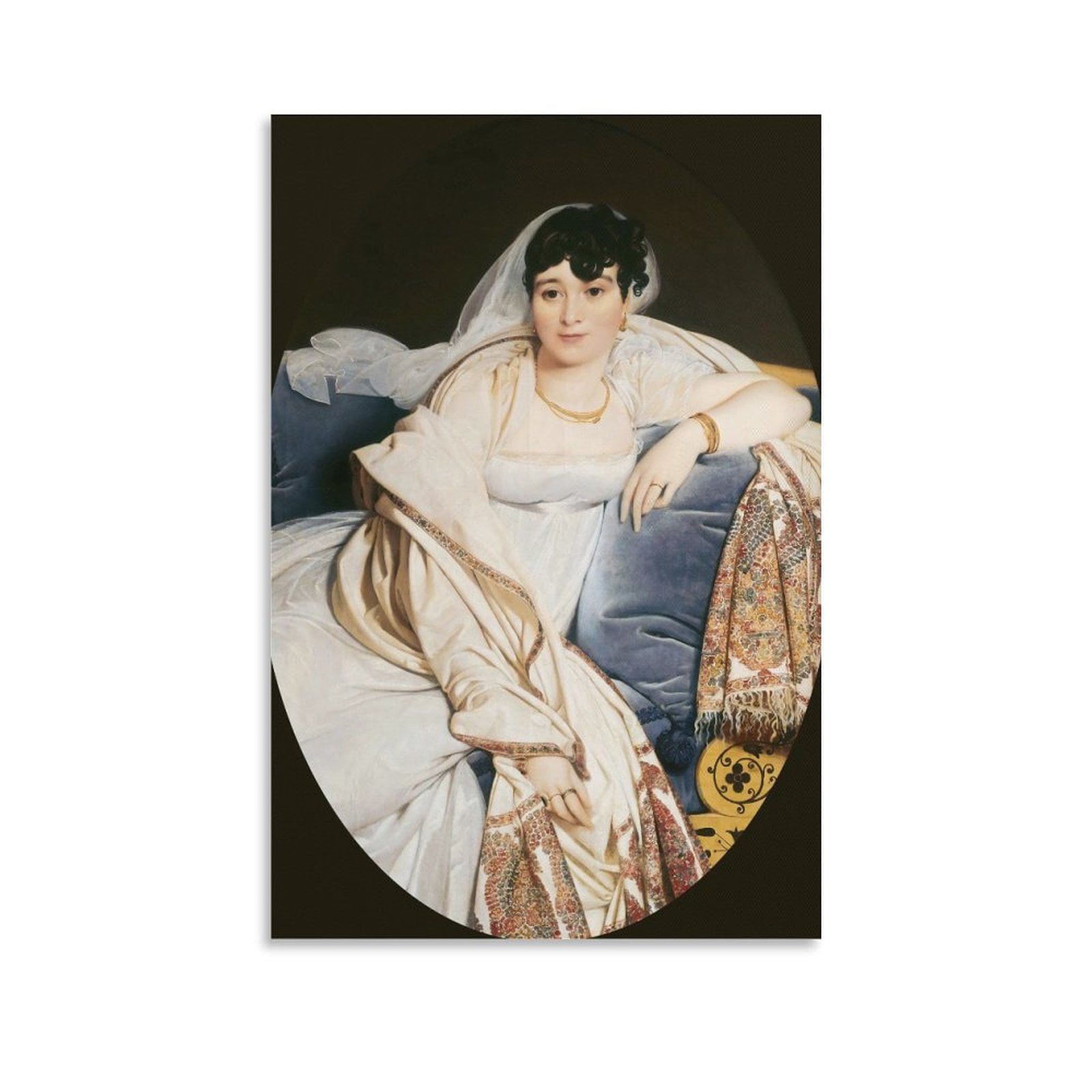 Jean Auguste Dominique Ingres Print Painting (53) Canvas Art Poster and ...