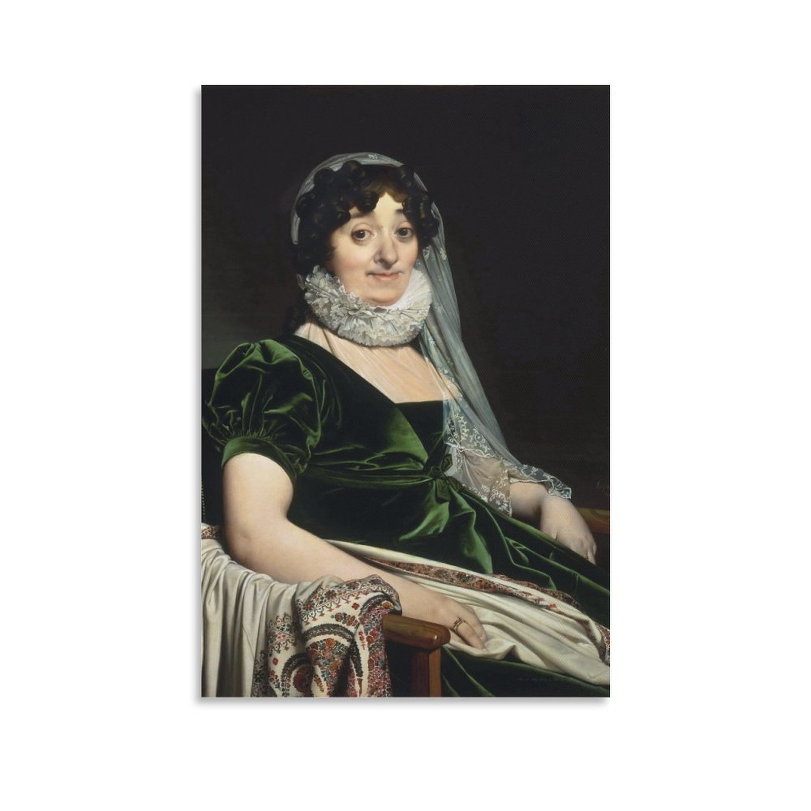 Jean Auguste Dominique Ingres Print Painting (57) Artworks Canvas ...