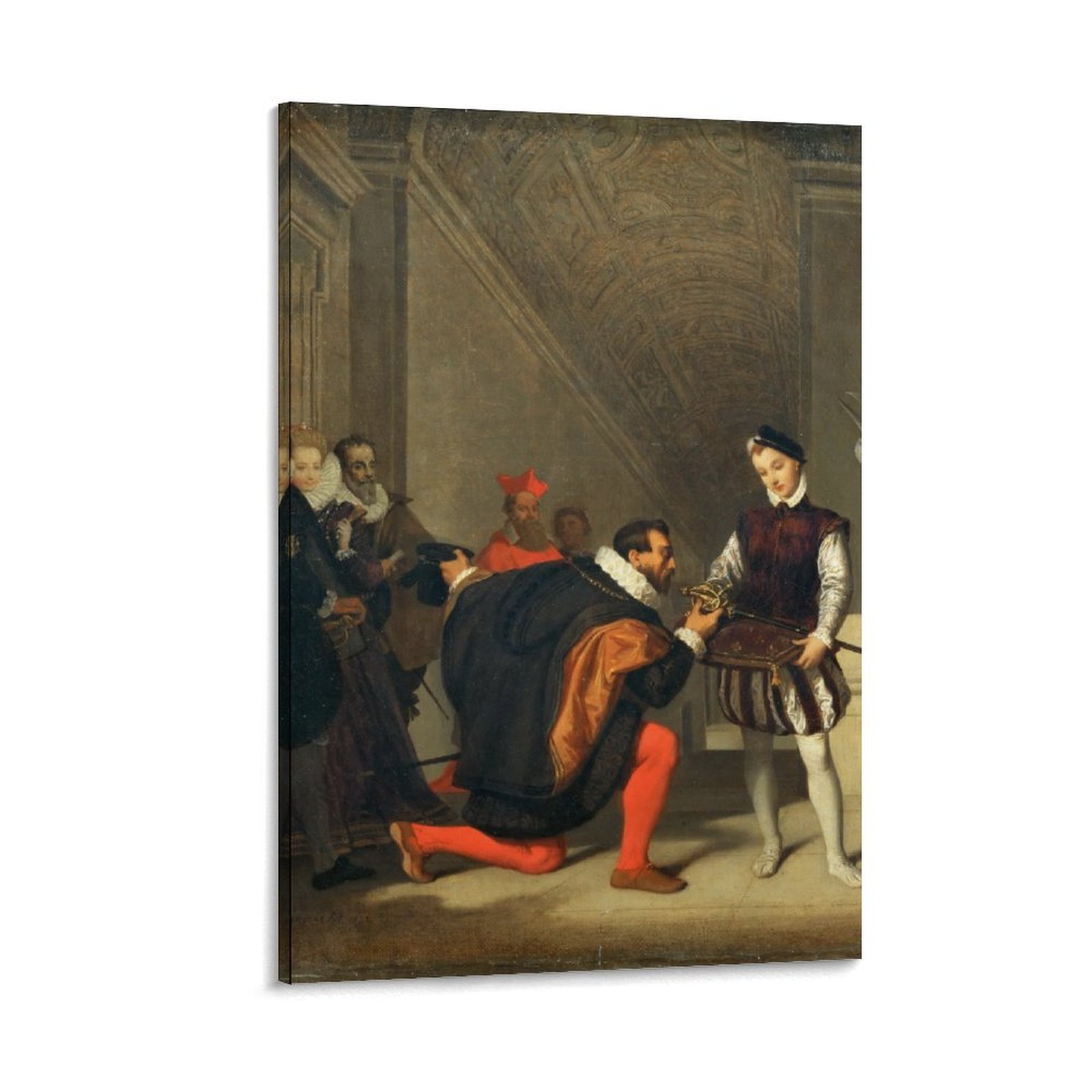 Jean Auguste Dominique Ingres Print Painting (58) Canvas Wall Art ...