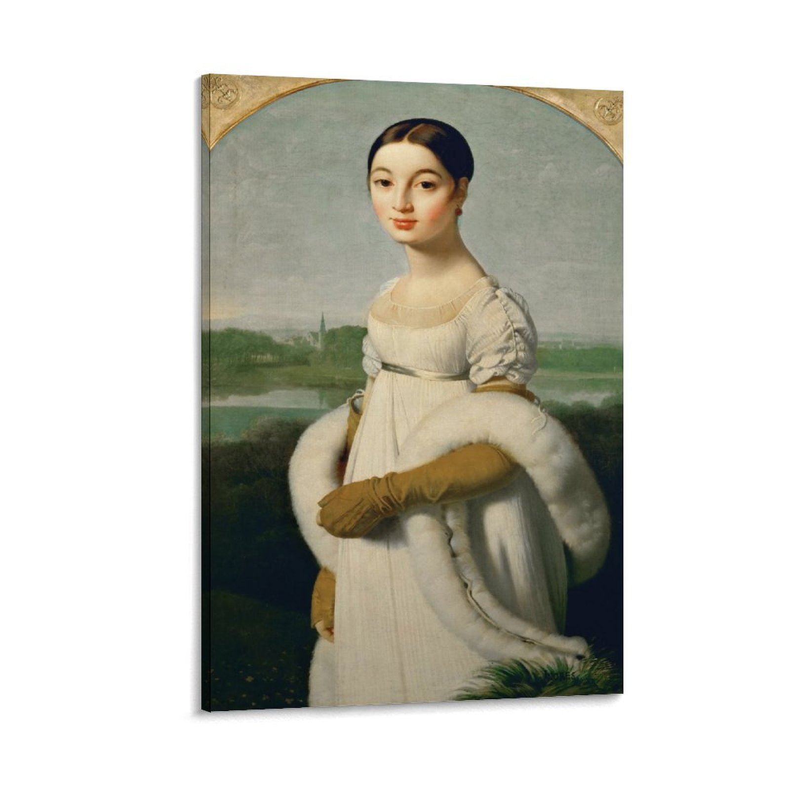 Jean Auguste Dominique Ingres Print Painting (69) Artworks Canvas ...