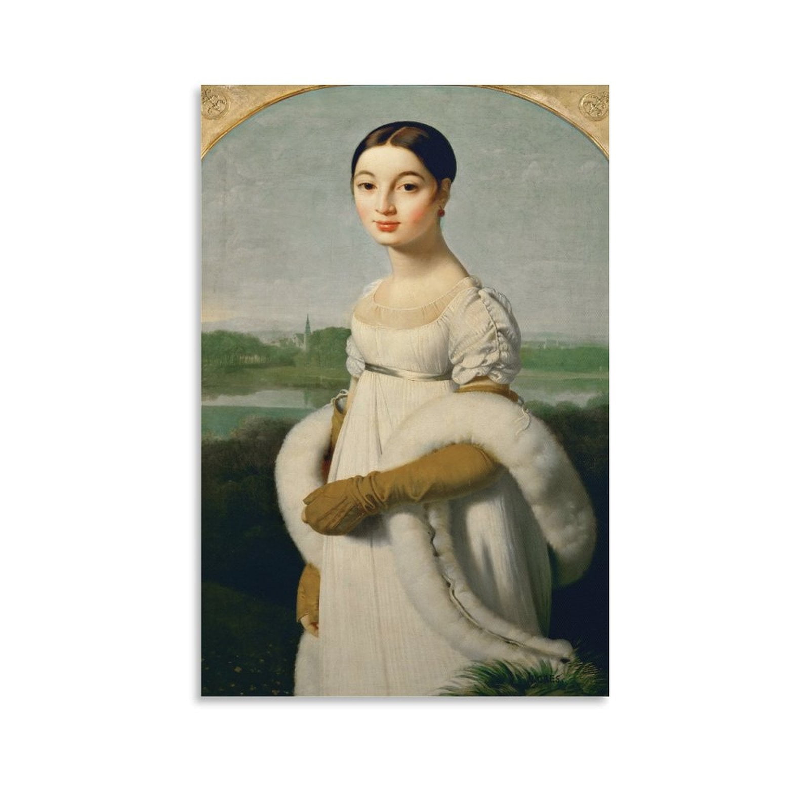 Jean Auguste Dominique Ingres Print Painting (69) Canvas Wall Art ...