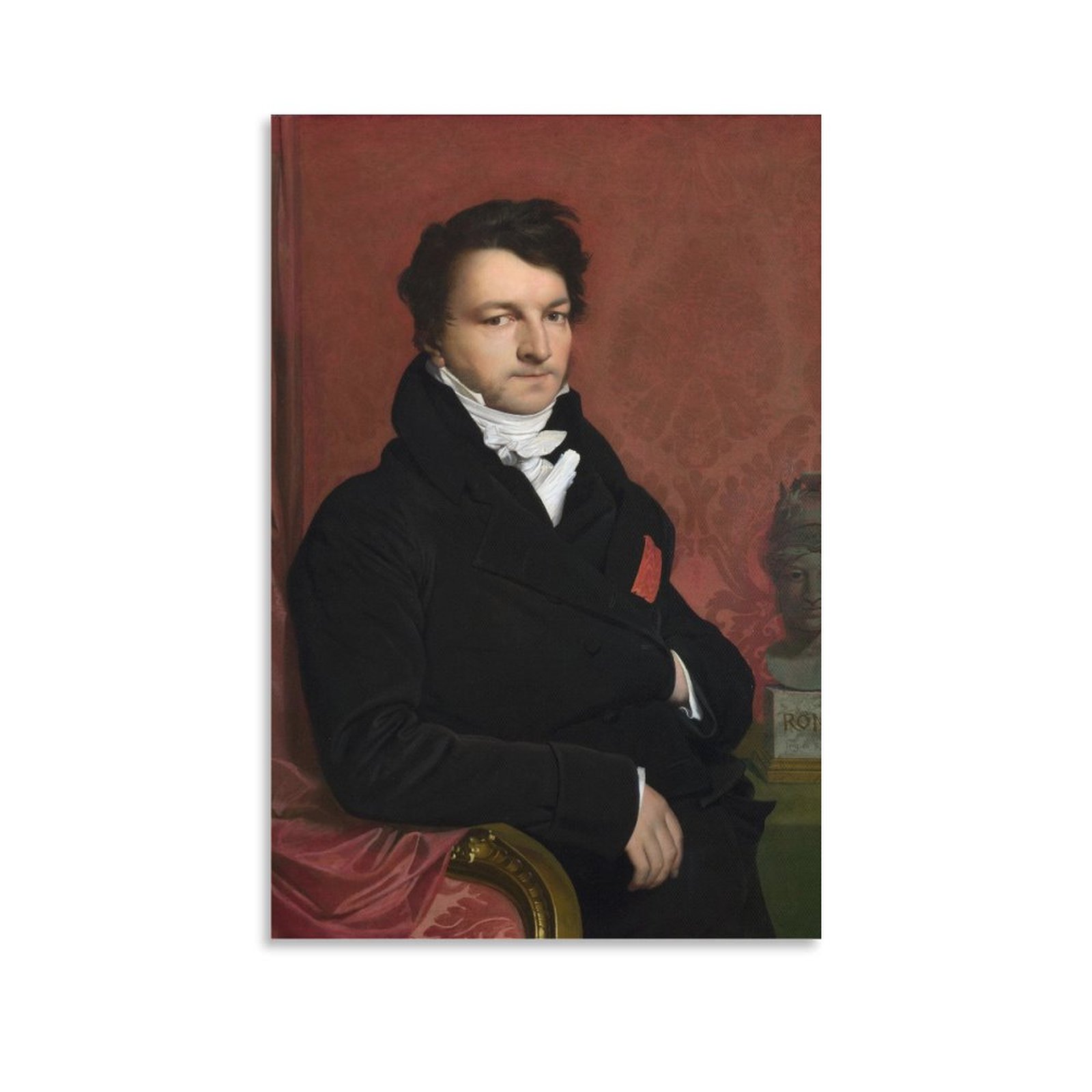 Jean Auguste Dominique Ingres Print Painting (73) Artworks Canvas ...