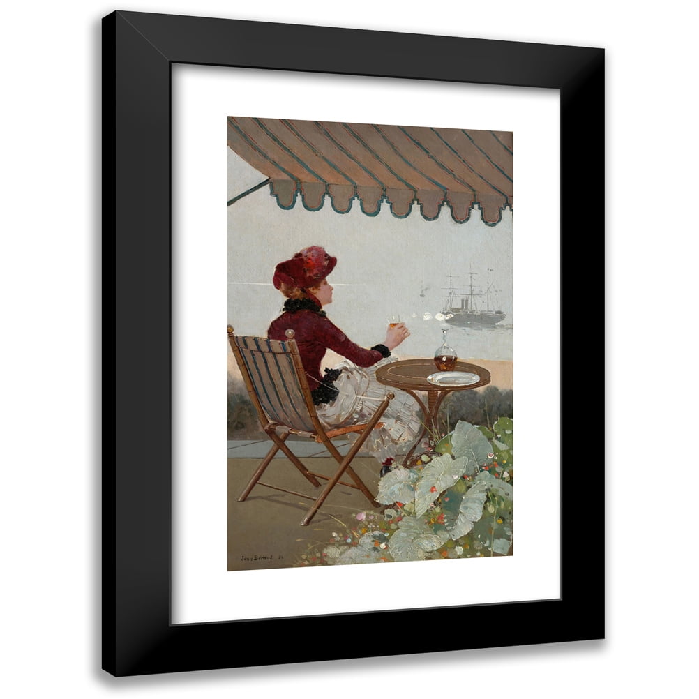 Jean Béraud 10x14 Black Modern Framed Museum Art Print Titled - Seaside ...