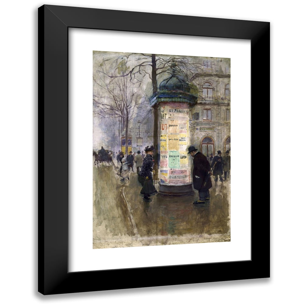 Jean Béraud 11x14 Black Modern Framed Museum Art Print Titled - Colonne ...