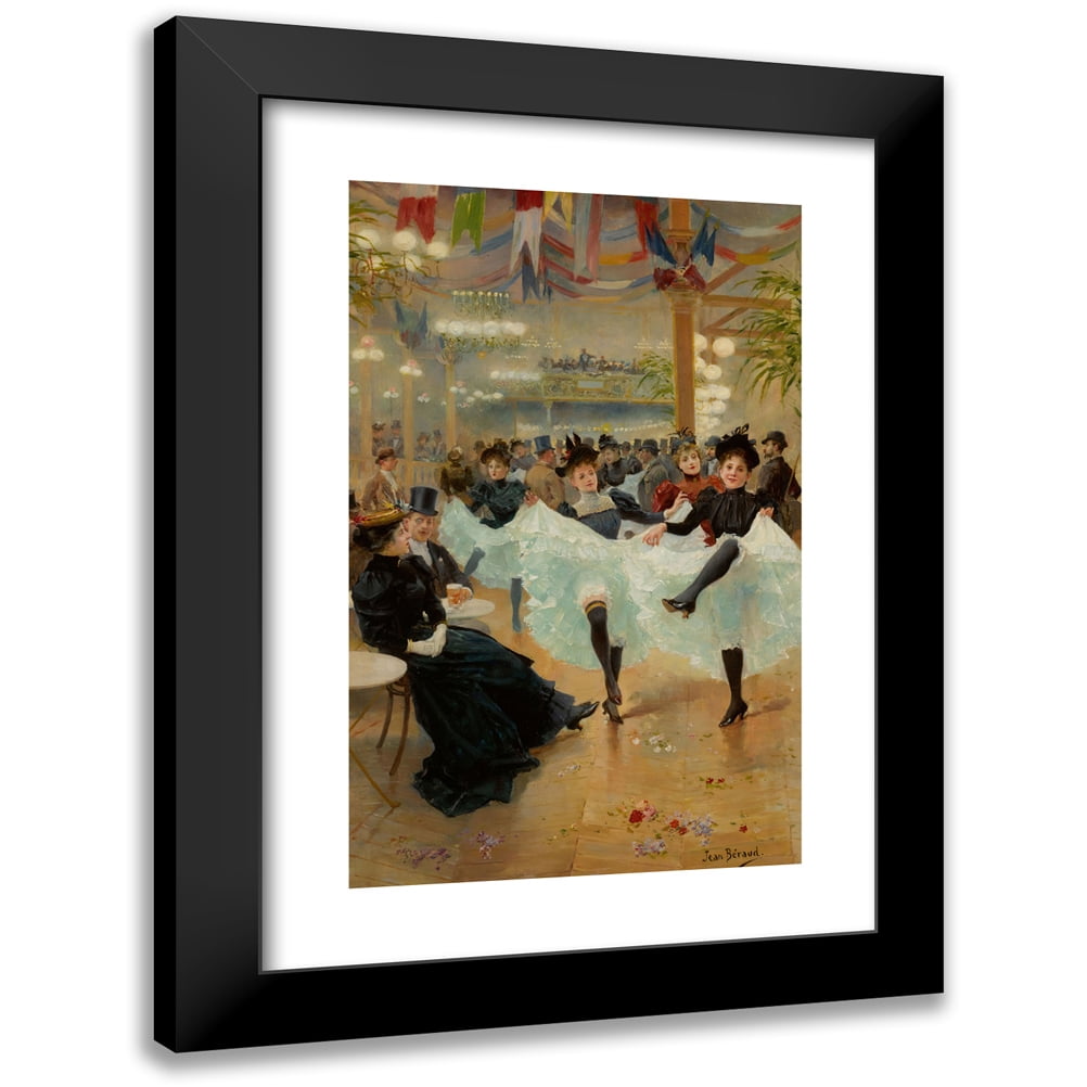 Jean Béraud 11x14 Black Modern Framed Museum Art Print Titled - Le Cafe ...