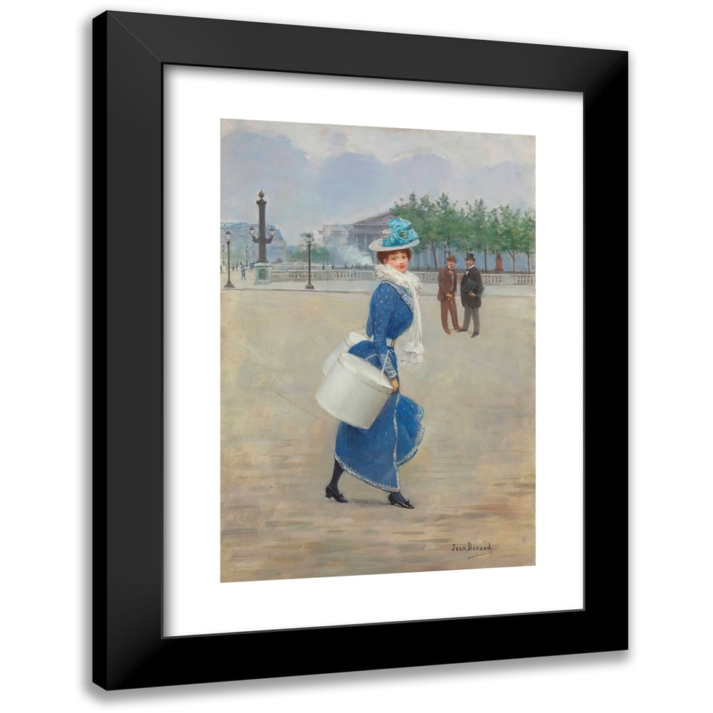 Jean Béraud 11x14 Black Modern Framed Museum Art Print Titled - On the ...