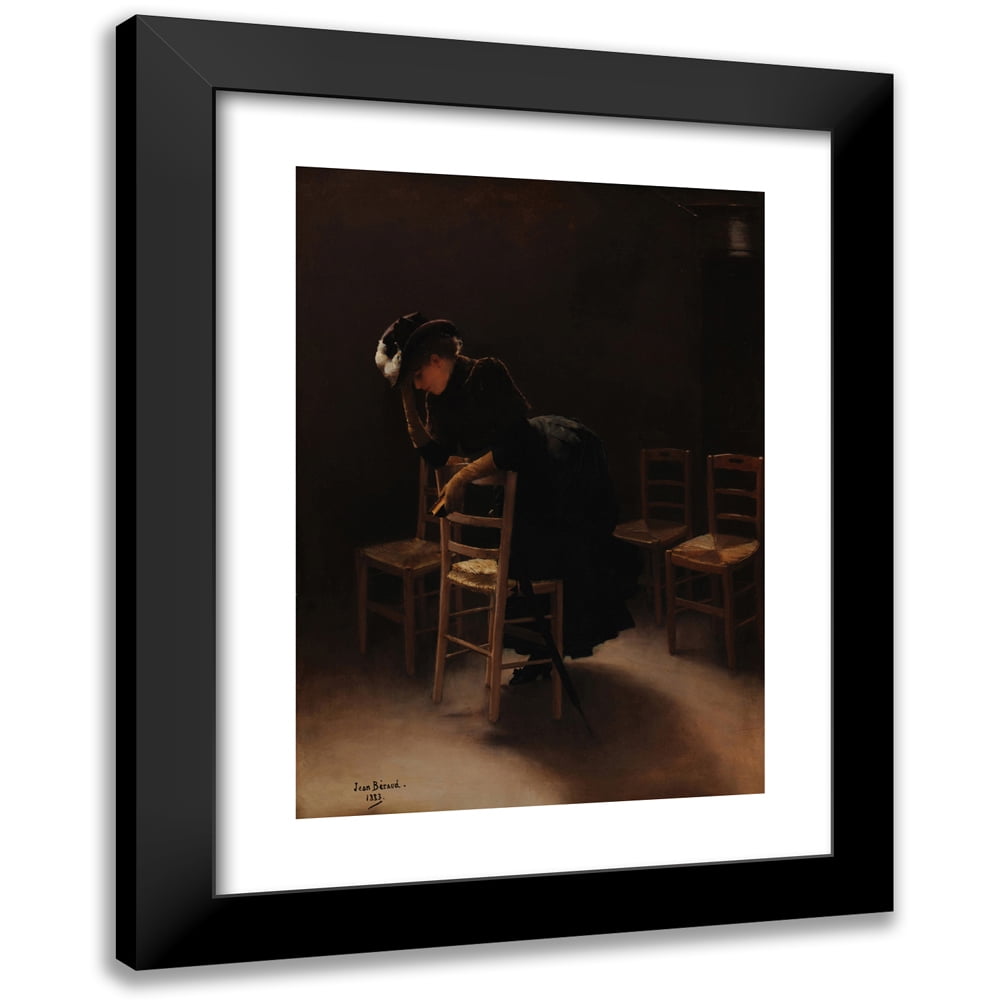 Jean Béraud 11x14 Black Modern Framed Museum Art Print Titled - Prayer ...