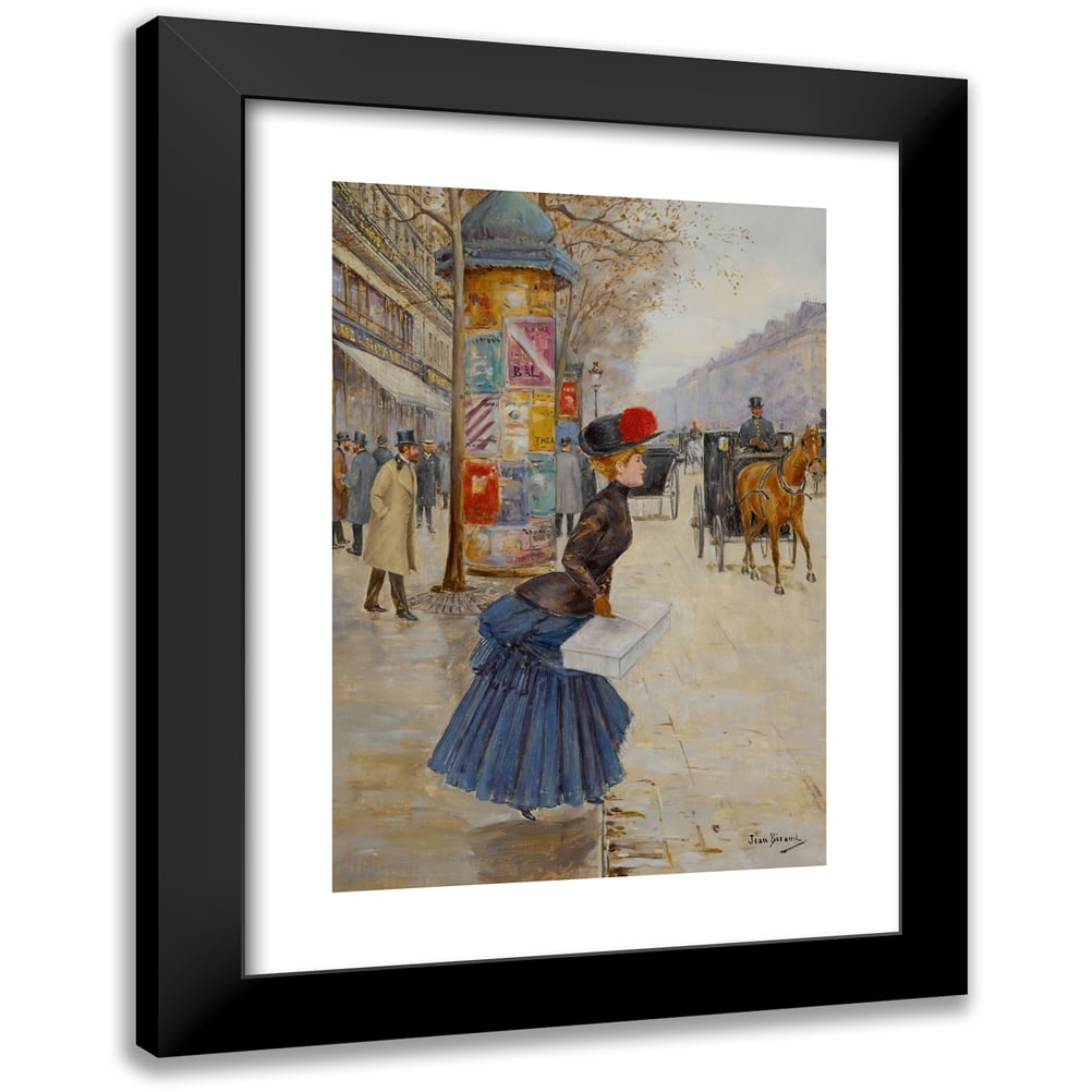 Jean Béraud 11x14 Black Modern Framed Museum Art Print Titled - Young ...