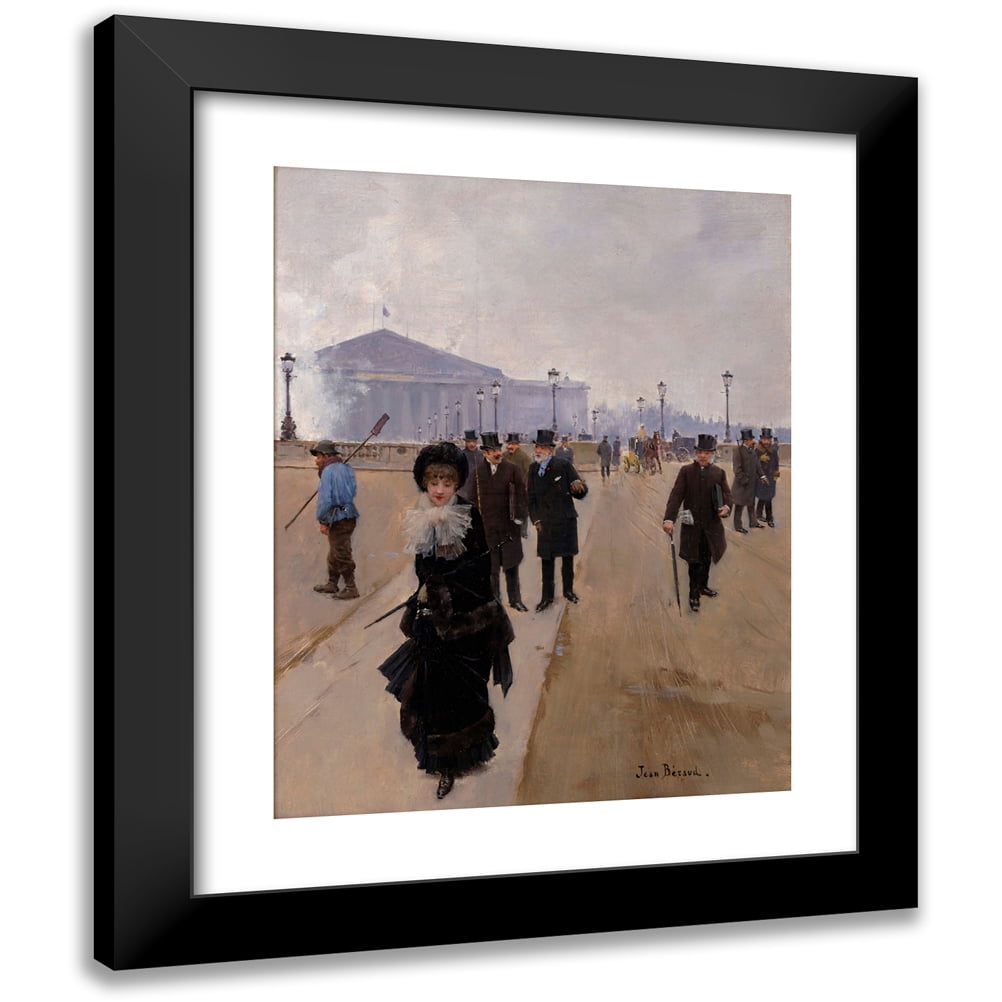 Jean Béraud 12x14 Black Modern Framed Museum Art Print Titled - Scene ...