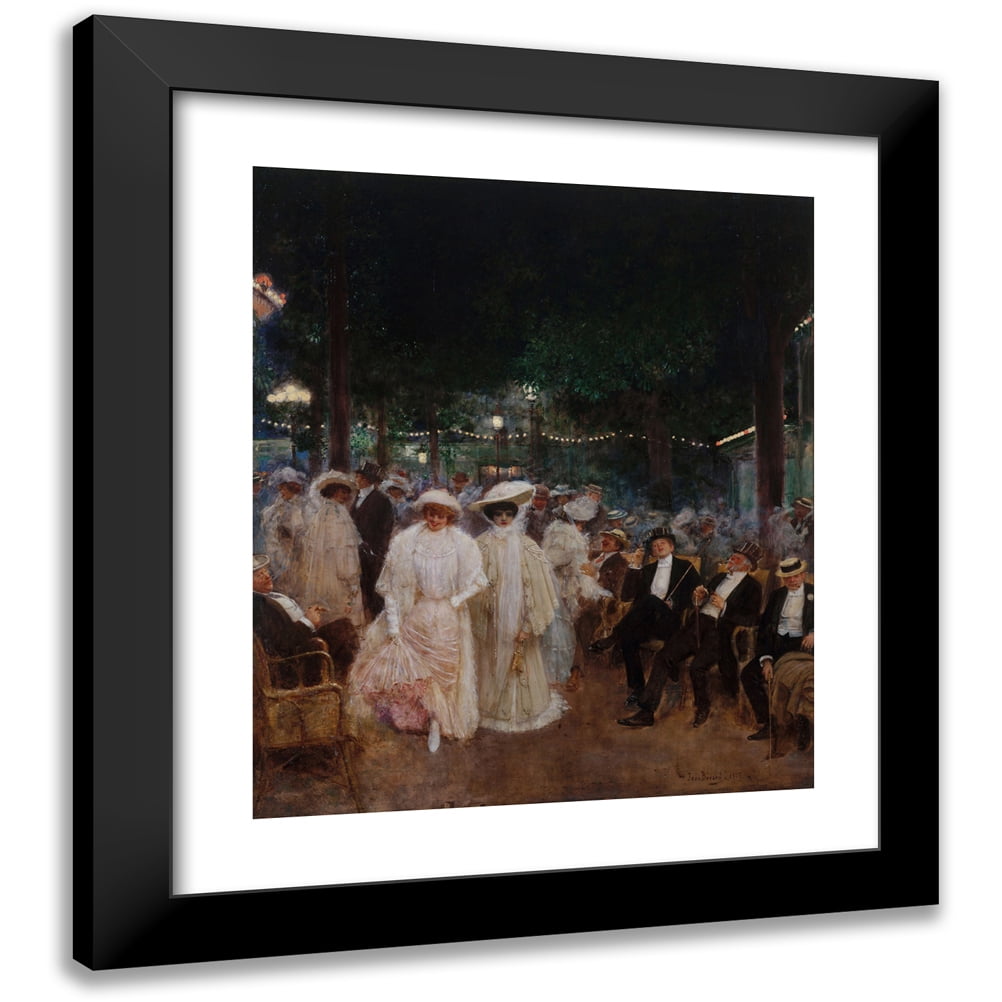 Jean Béraud 12x14 Black Modern Framed Museum Art Print Titled - The ...