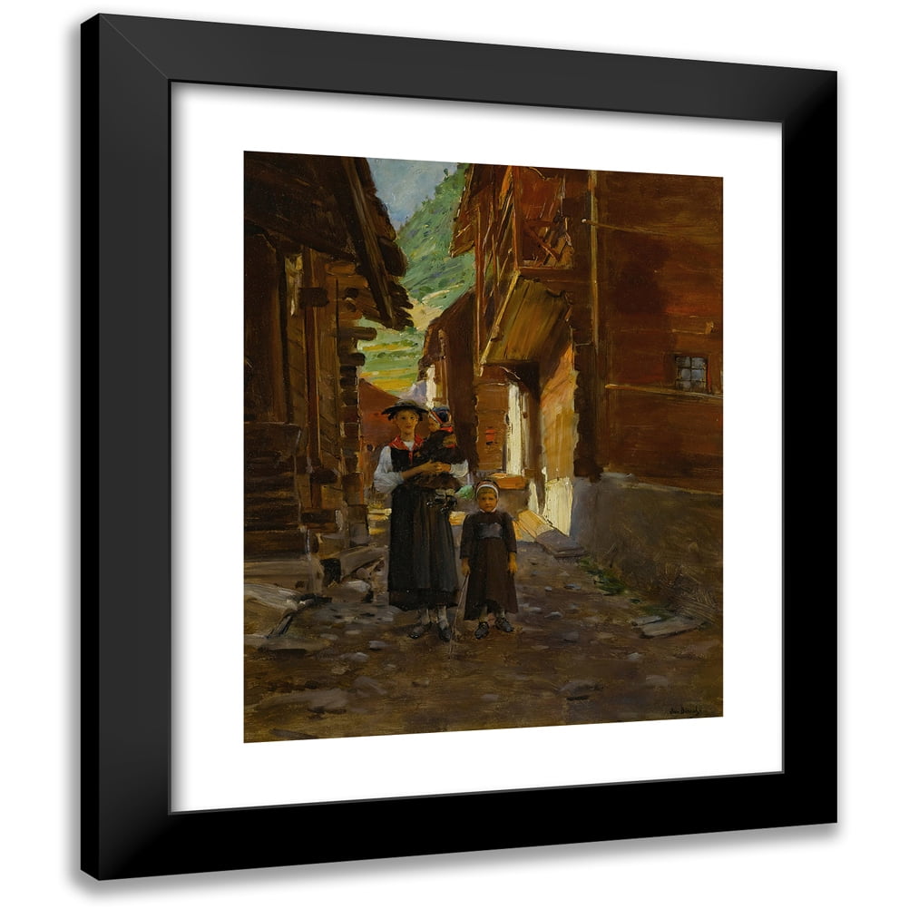 Jean Béraud 12x14 Black Modern Framed Museum Art Print Titled - Young ...