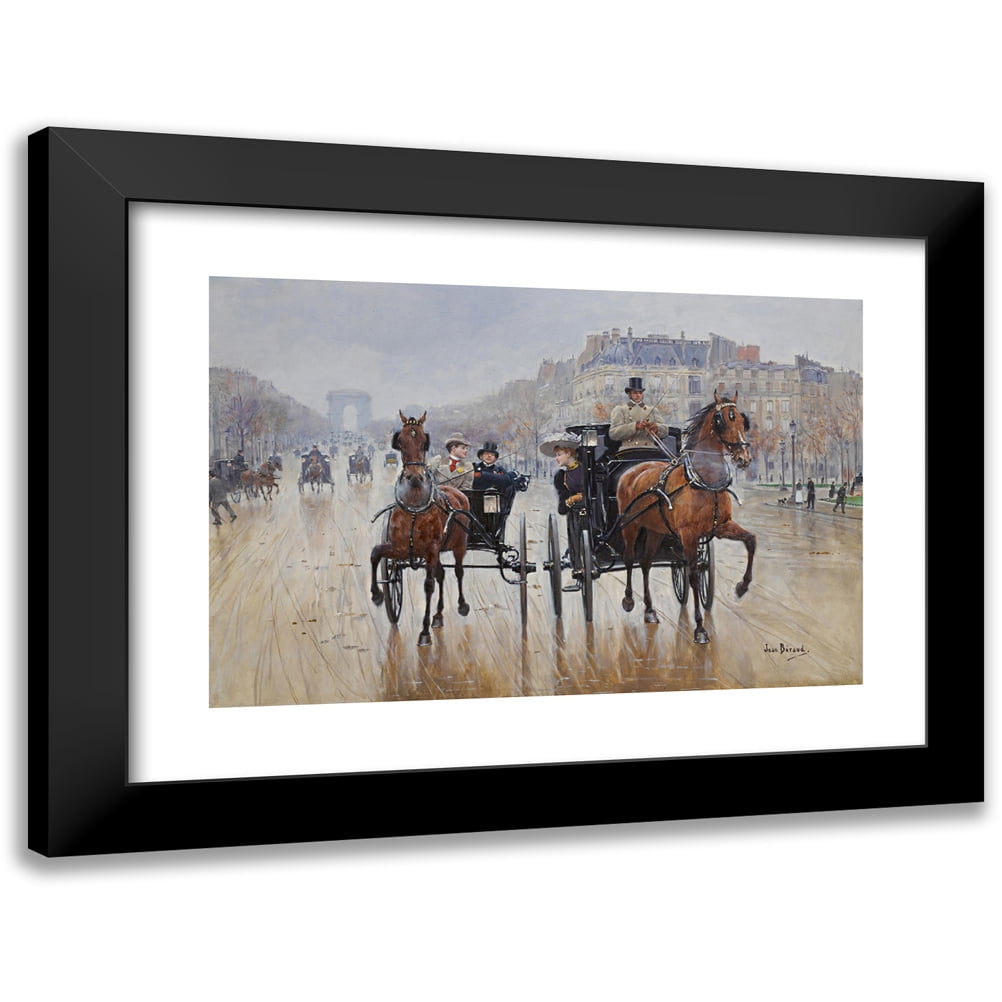 Jean Béraud 14x11 Black Modern Framed Museum Art Print Titled - Champs ...