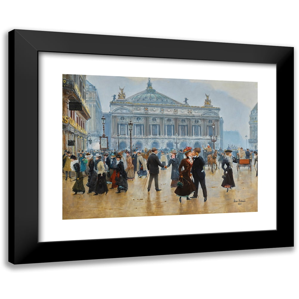Jean Béraud 14x11 Black Modern Framed Museum Art Print Titled - The ...