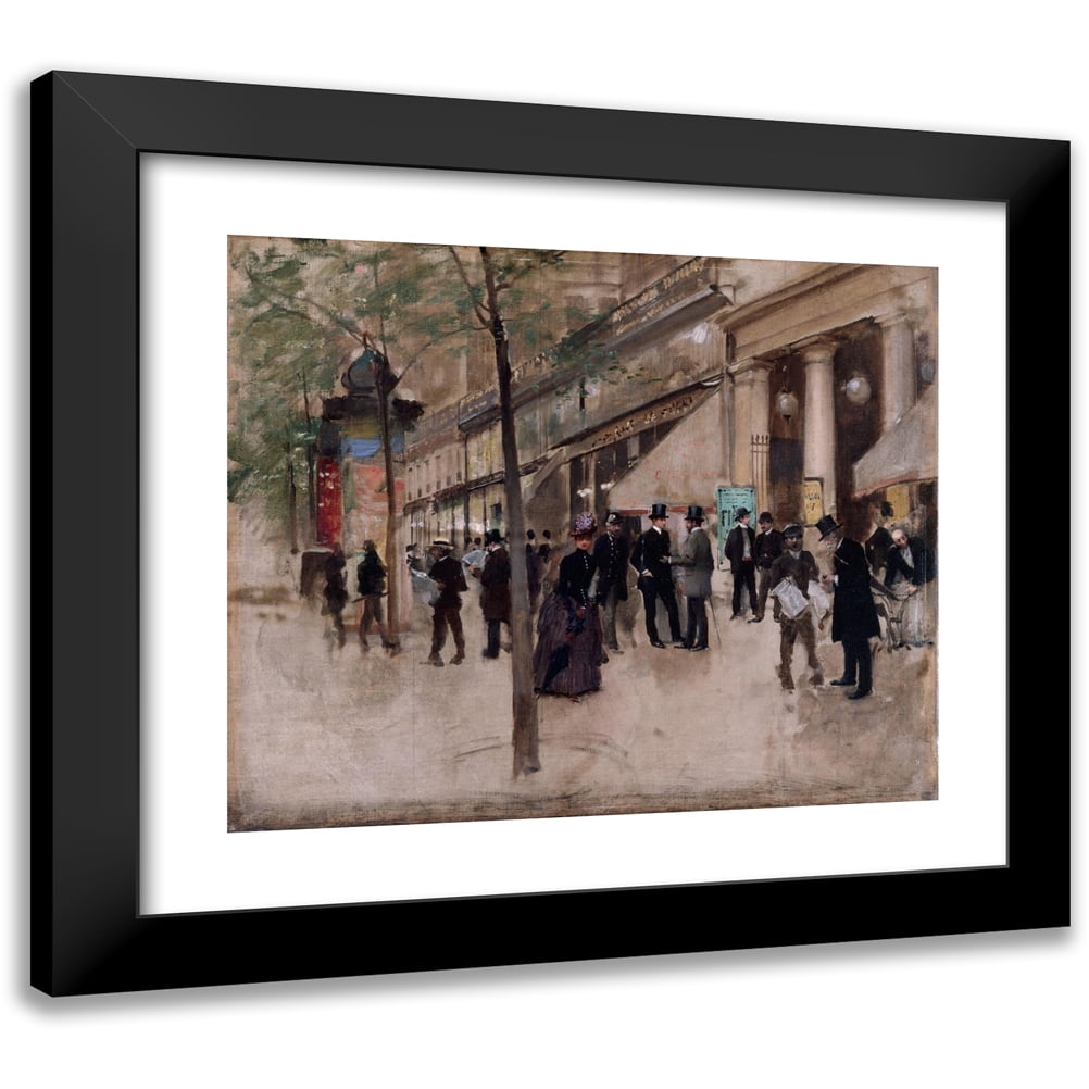 Jean Béraud 14x12 Black Modern Framed Museum Art Print Titled ...