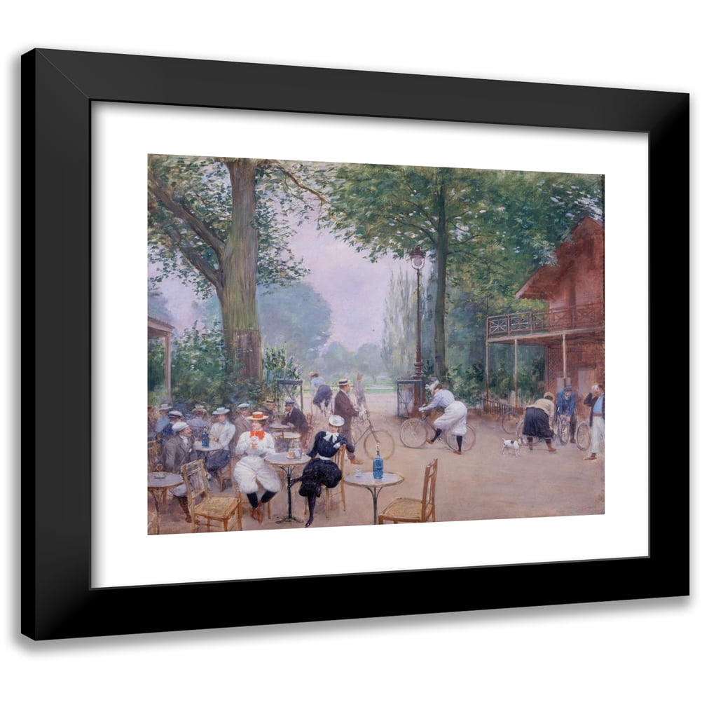 Jean Béraud 14x12 Black Modern Framed Museum Art Print Titled - The ...