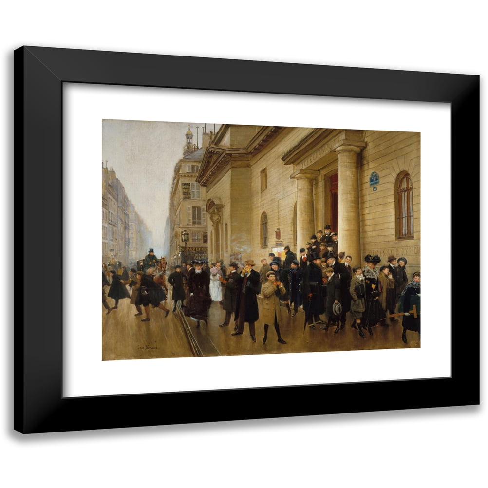 Jean Béraud 14x12 Black Modern Framed Museum Art Print Titled - The ...