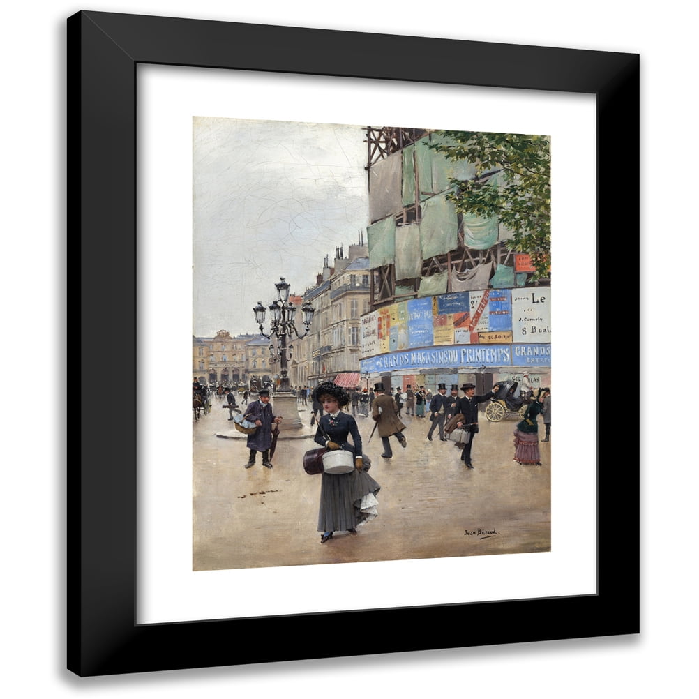 Jean Béraud 15x18 Black Modern Framed Museum Art Print Titled - Paris ...