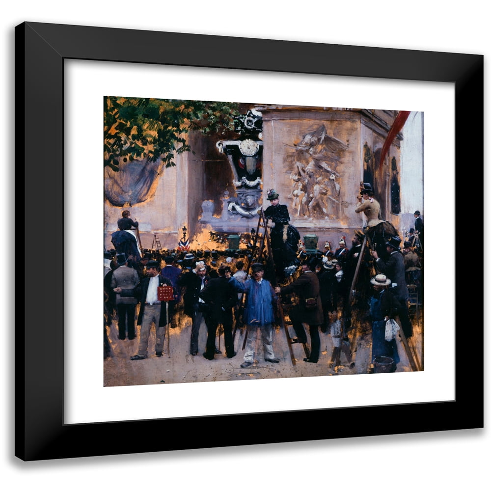 Jean Béraud 16x15 Black Modern Framed Museum Art Print Titled - The ...