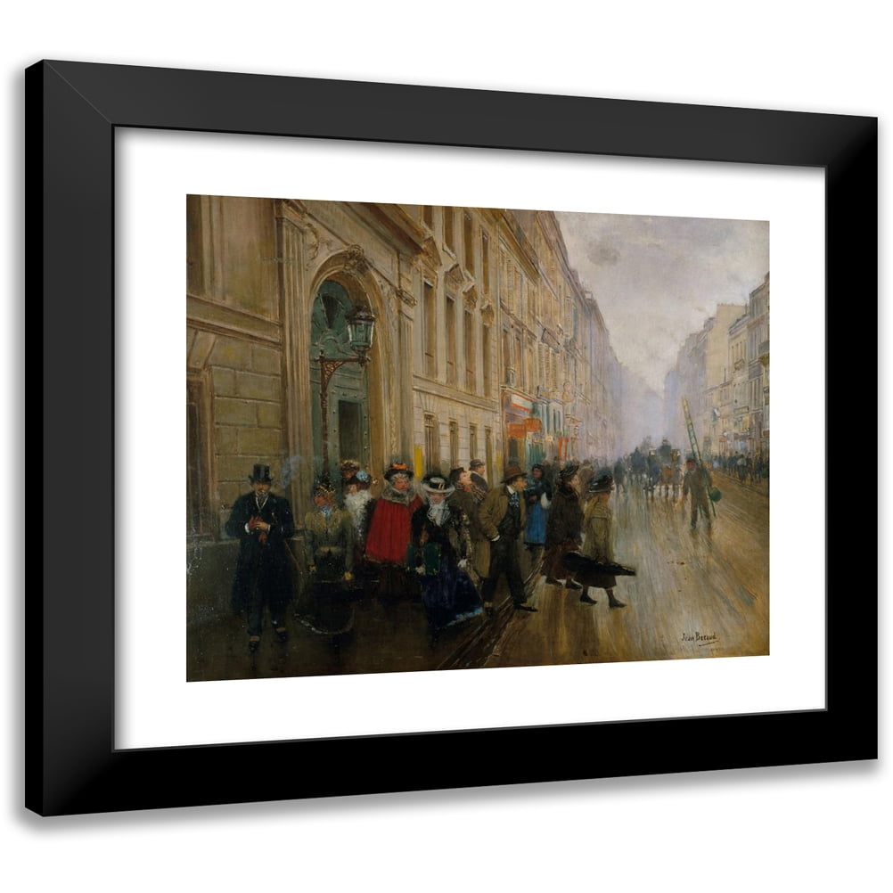 Jean Béraud 17x15 Black Modern Framed Museum Art Print Titled - The ...
