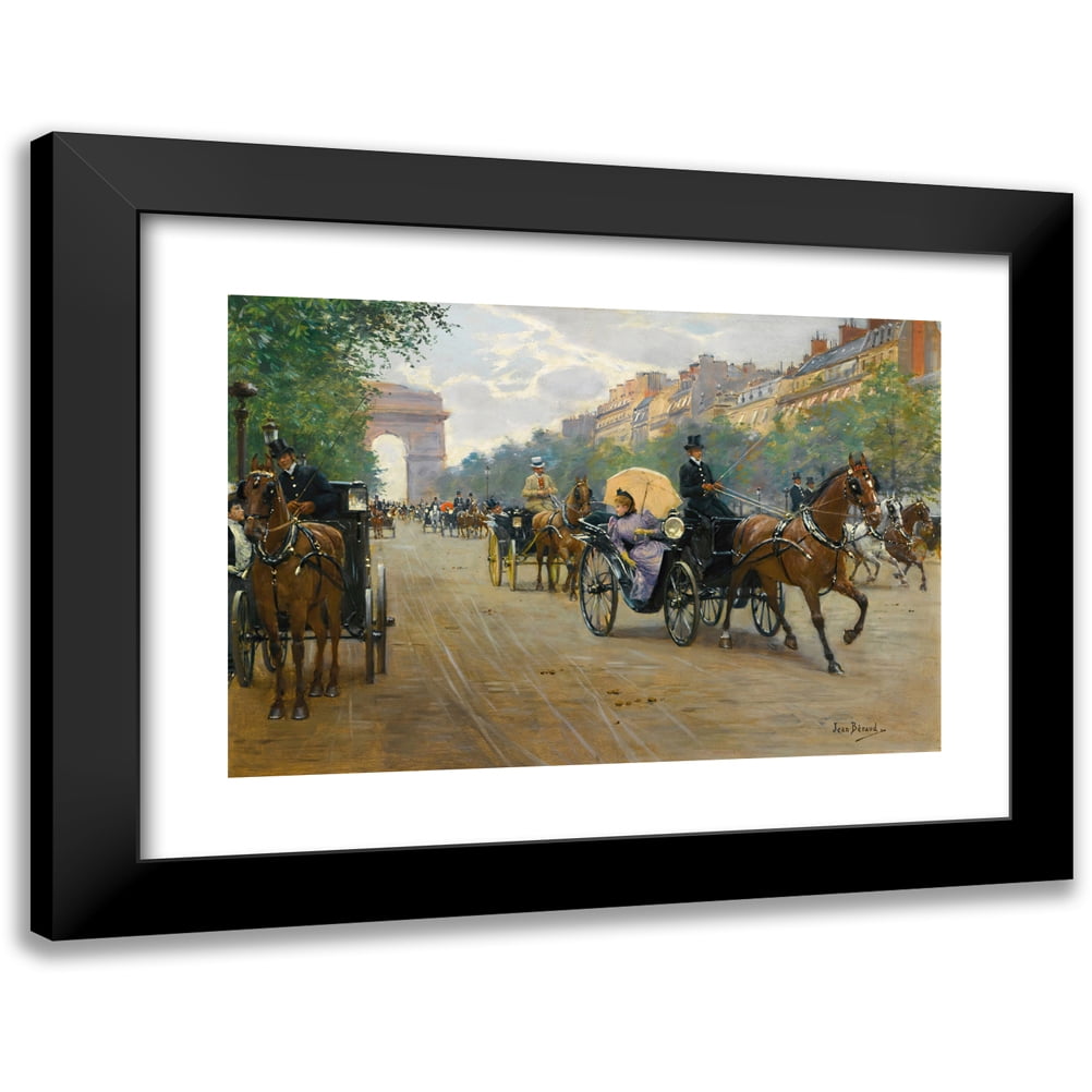 Jean Béraud 18x13 Black Modern Framed Museum Art Print Titled - Scene ...