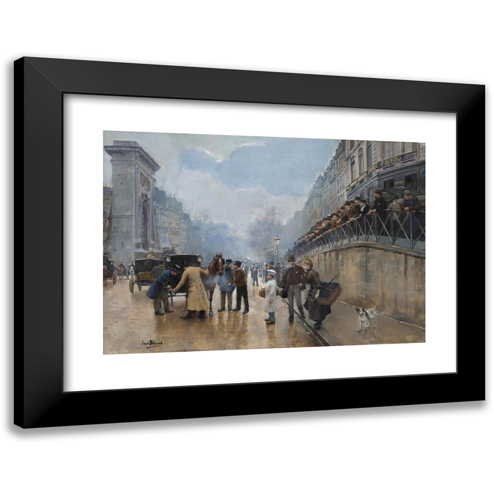 Jean Béraud 18x14 Black Modern Framed Museum Art Print Titled - The ...