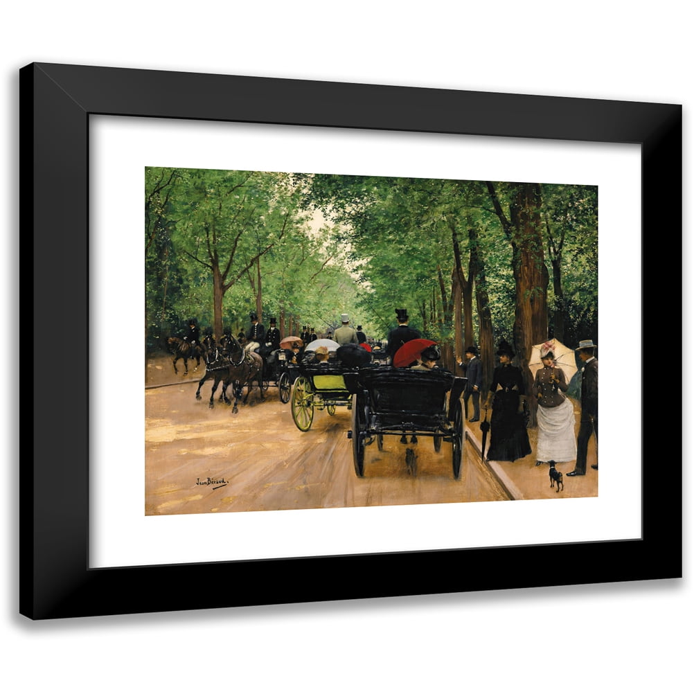 Jean Béraud 18x15 Black Modern Framed Museum Art Print Titled - Bois De ...
