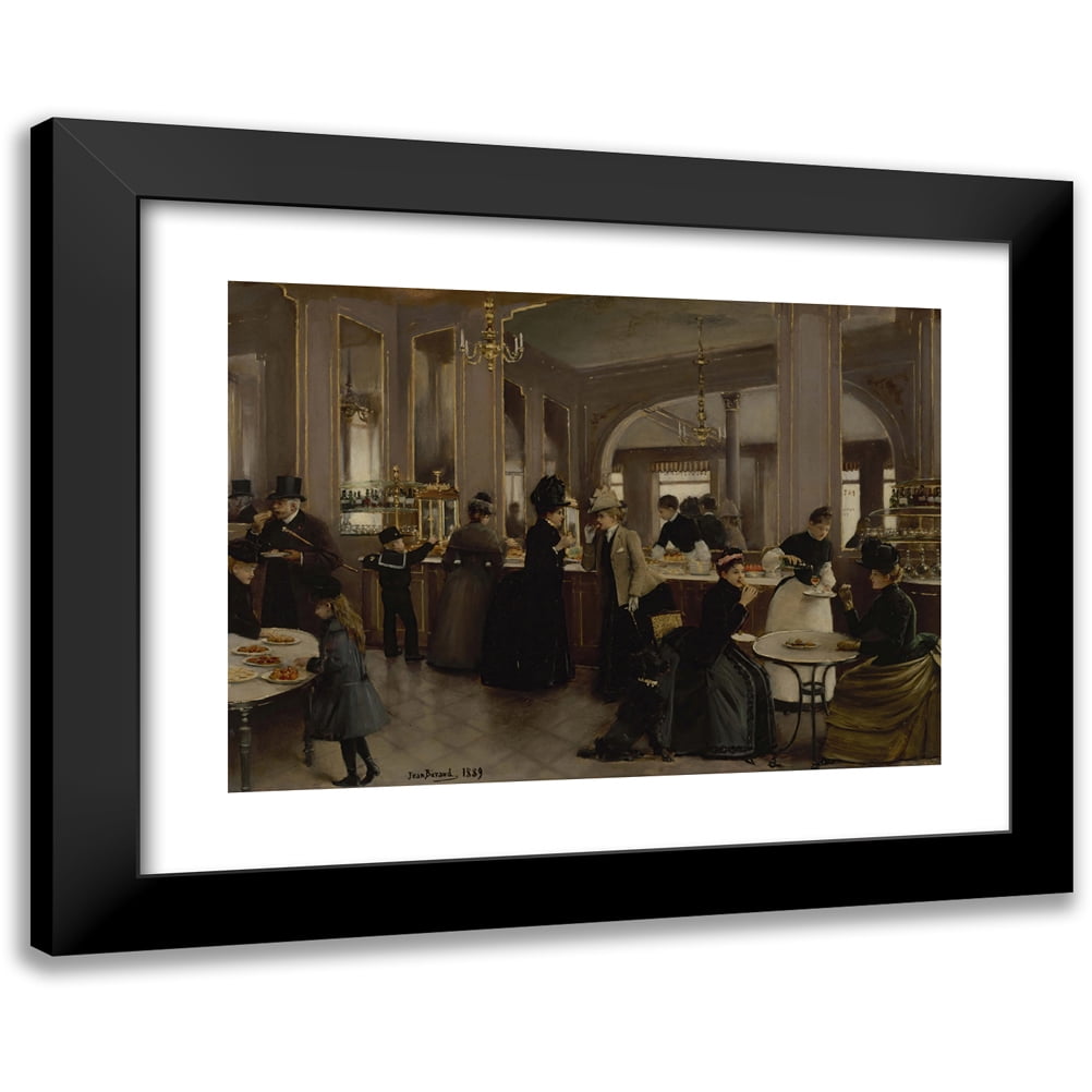 Jean Béraud 24x18 Black Modern Framed Museum Art Print Titled - La ...