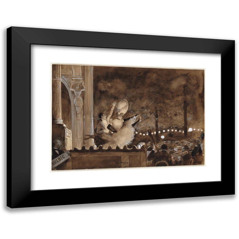 Jean Béraud 24x18 Black Modern Framed Museum Art Print Titled - Valmy ...