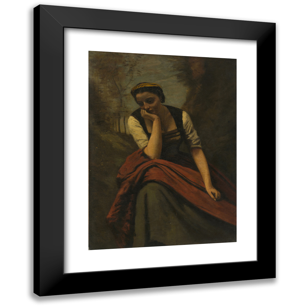 Jean-Baptiste-Camille Corot 11x14 Black Modern Framed Museum Art Print ...