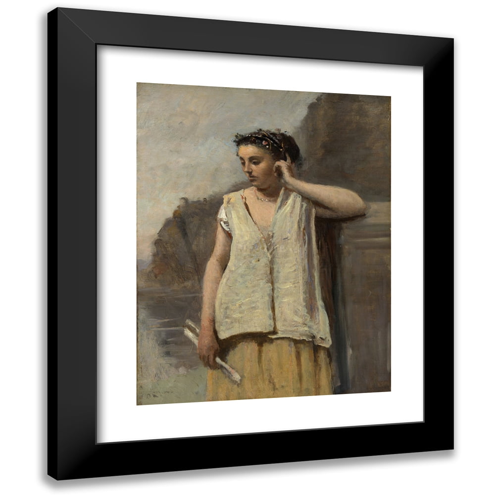 Jean-Baptiste-Camille Corot 12x14 Black Modern Framed Museum Art Print Titled - The Muse-History ...